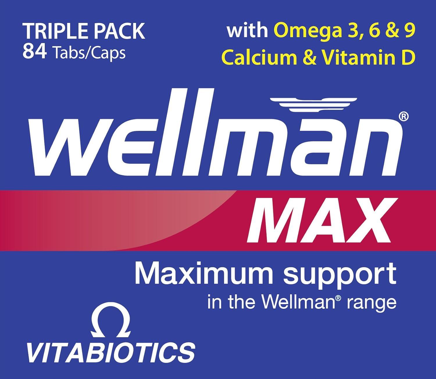 Vitabiotics Wellman Max - 84 Tablets/Capsules 84 Count (Pack of 1)