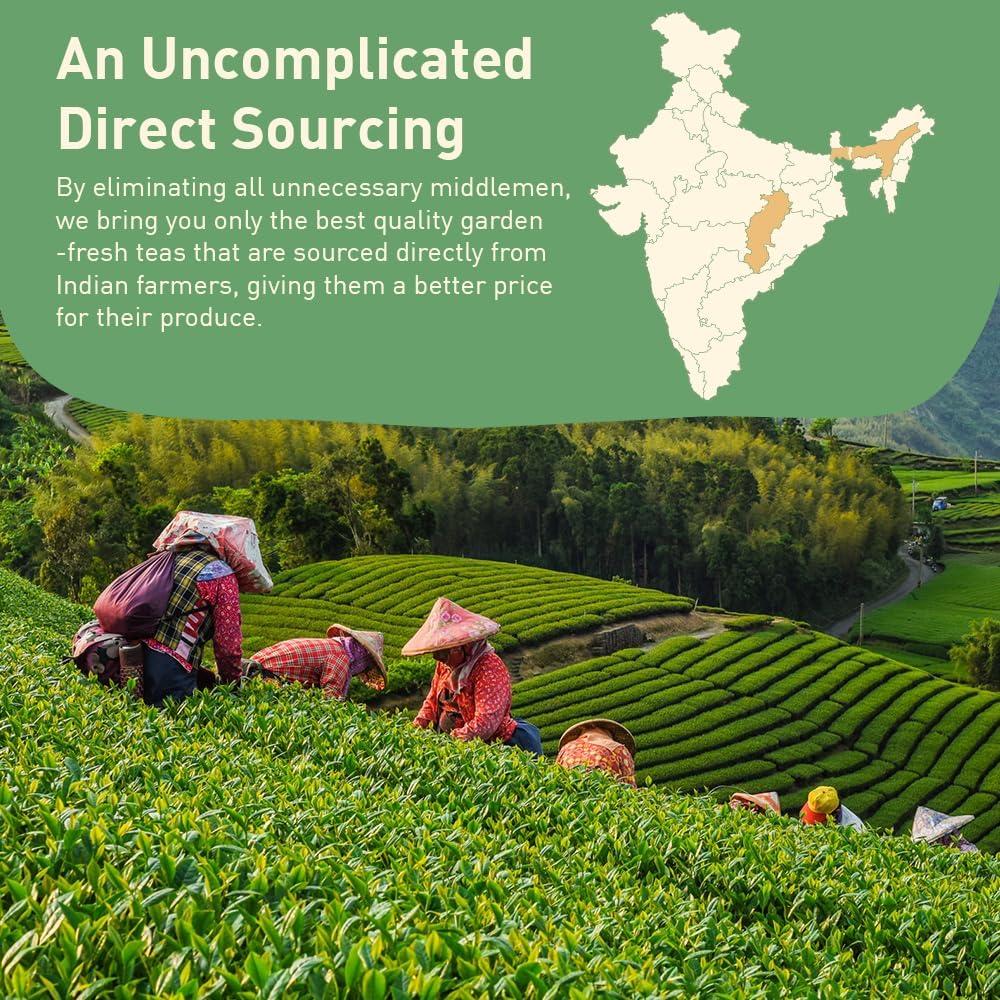 Handpicked Spearmint Tea Bags - 100 Count | Non-GMO, Pure Leaf Tea ...