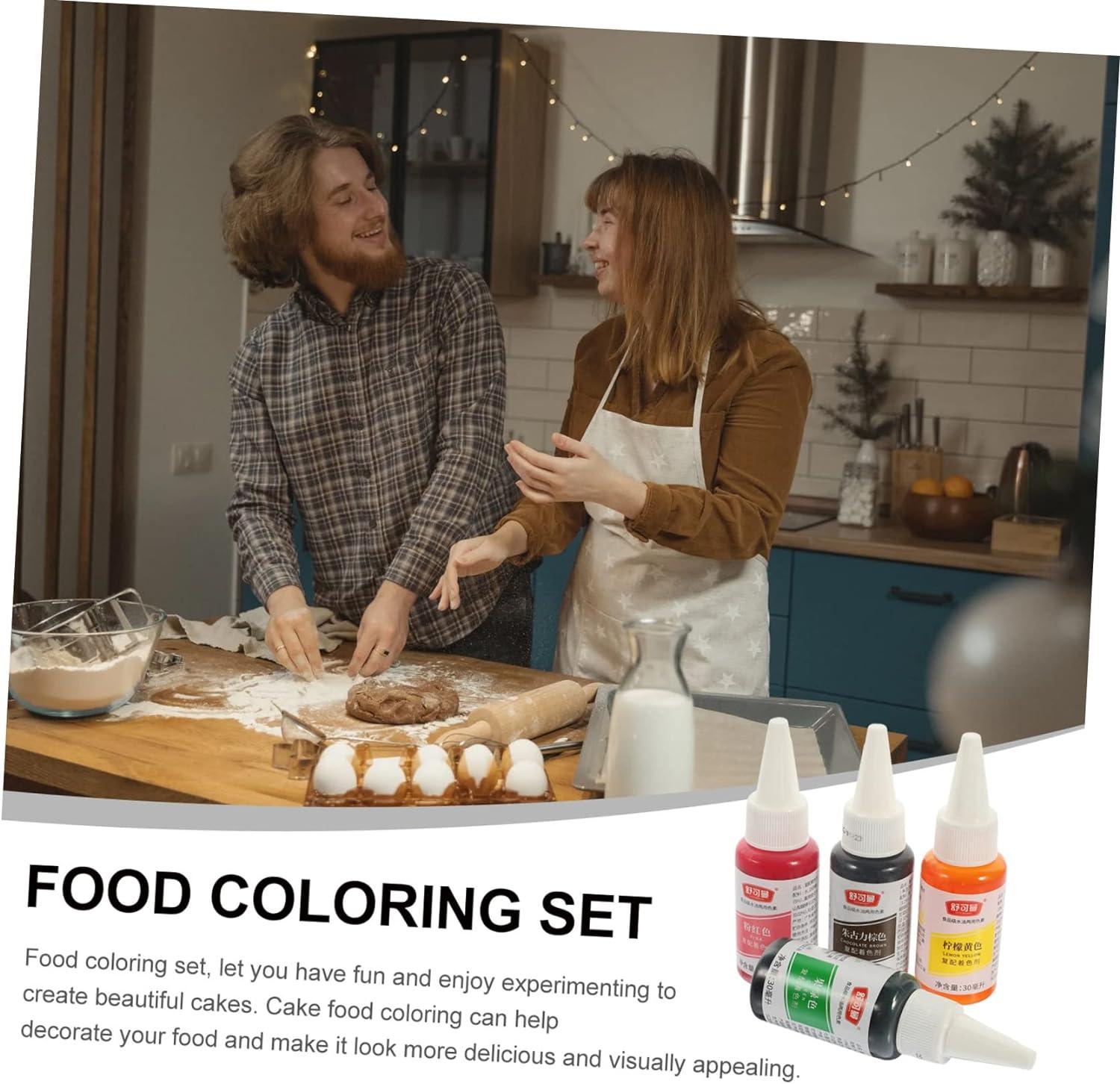 ULTECHNOVO 4 Food Coloring Cookie Decorating Cake Decorating Cake ...