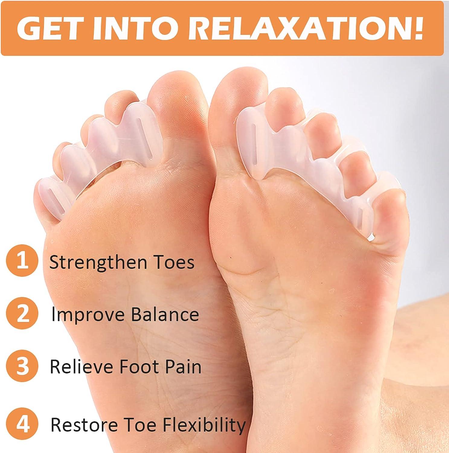 KIYOKI Toe Separators Bunion Corrector for Women/Men - Foot Alignment ...