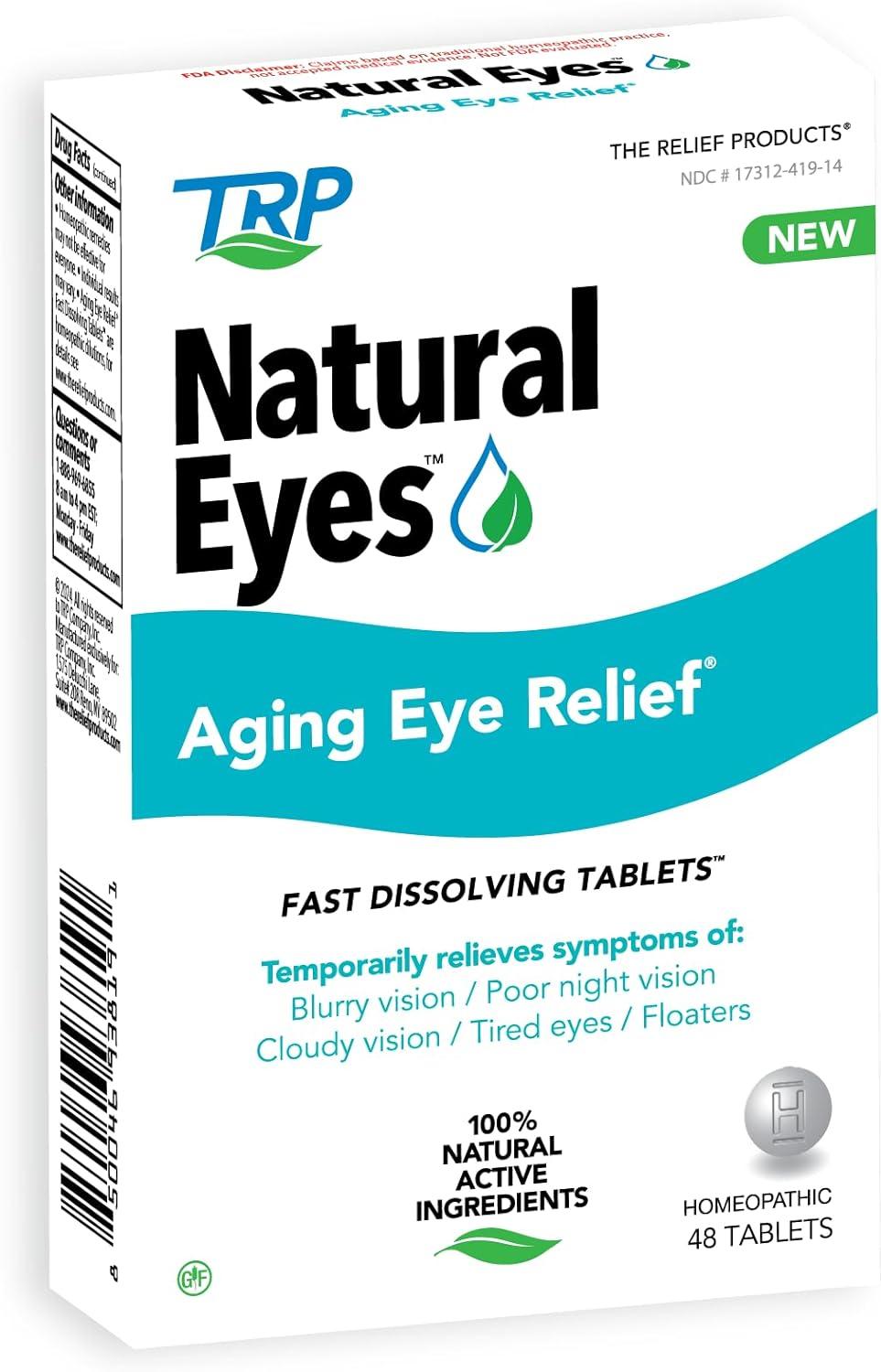 TRP THE RELIEF PRODUCTS Natural Eyes Aging Eye Relief - 48 Tablets ...