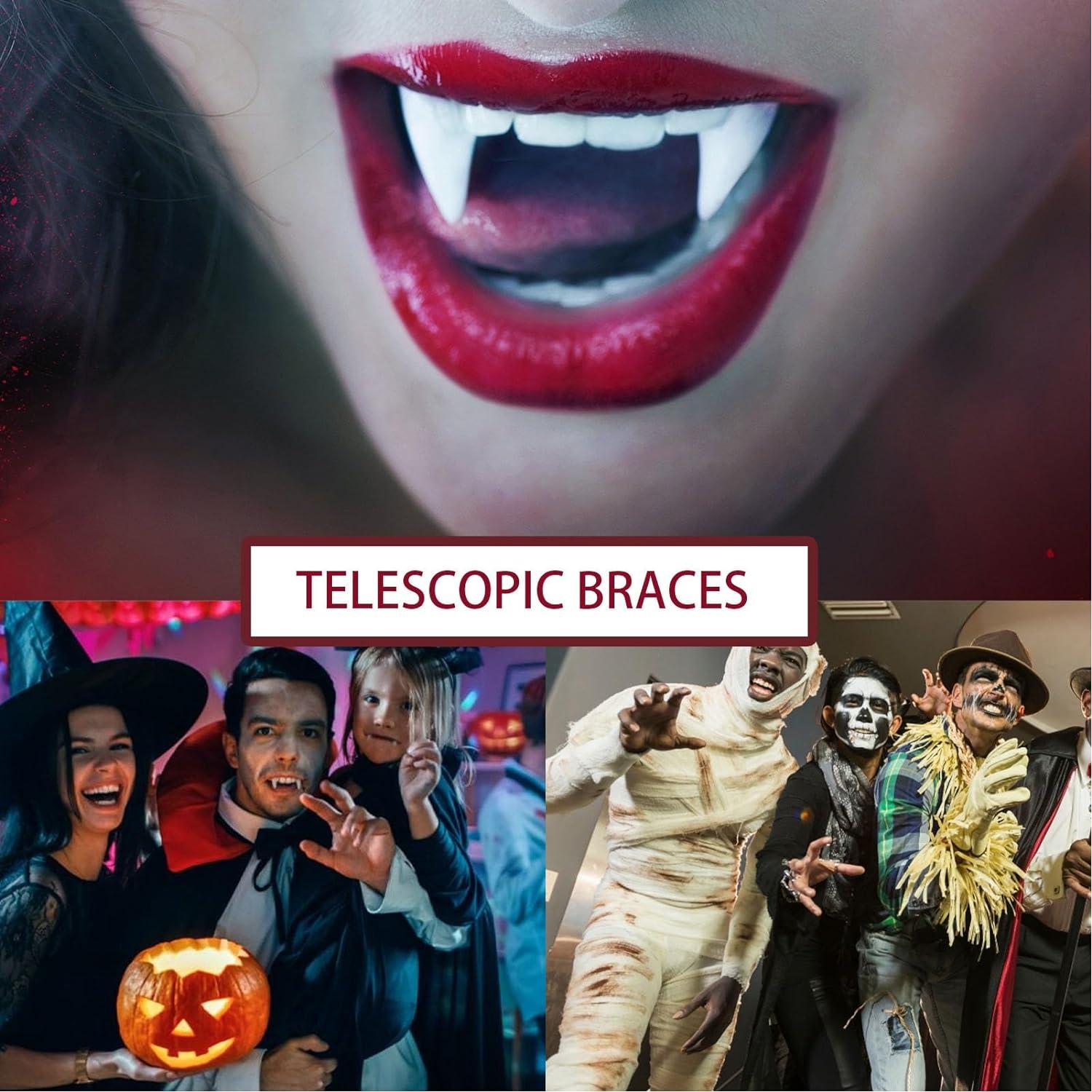 Reusable Halloween Fangs for Children and Adults Zombie Teeth Prop for ...