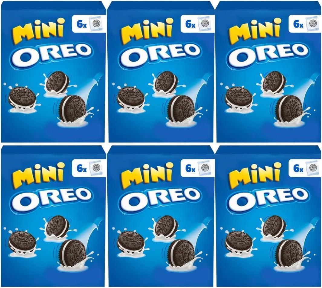 Oreo Mini Snack Packs 6 x Boxes of 6 Bags 36 Sachets of Small Chocolate ...
