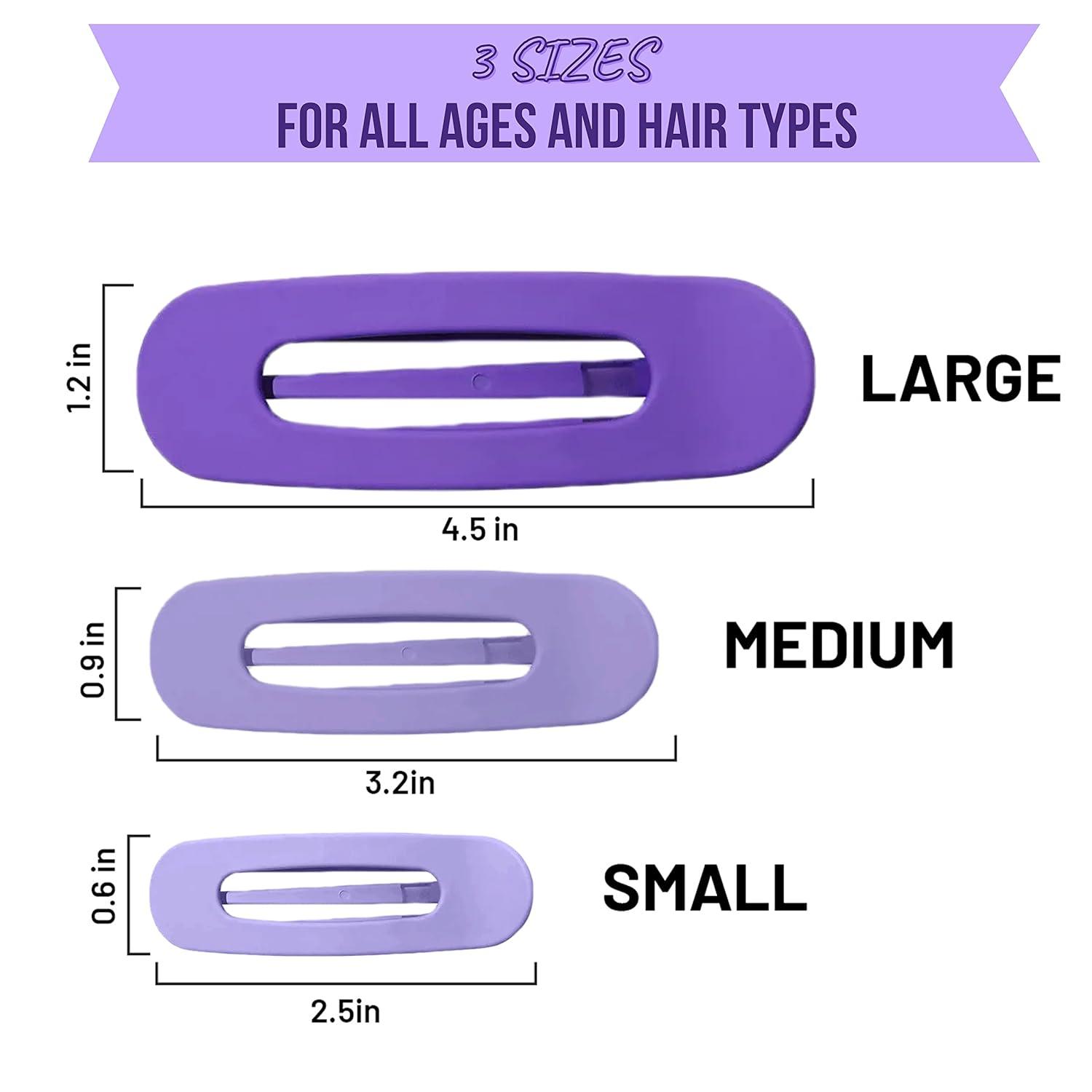 15 Pack Alligator Multicolor Pink Green Blue Yellow Purple Hair Clips ...