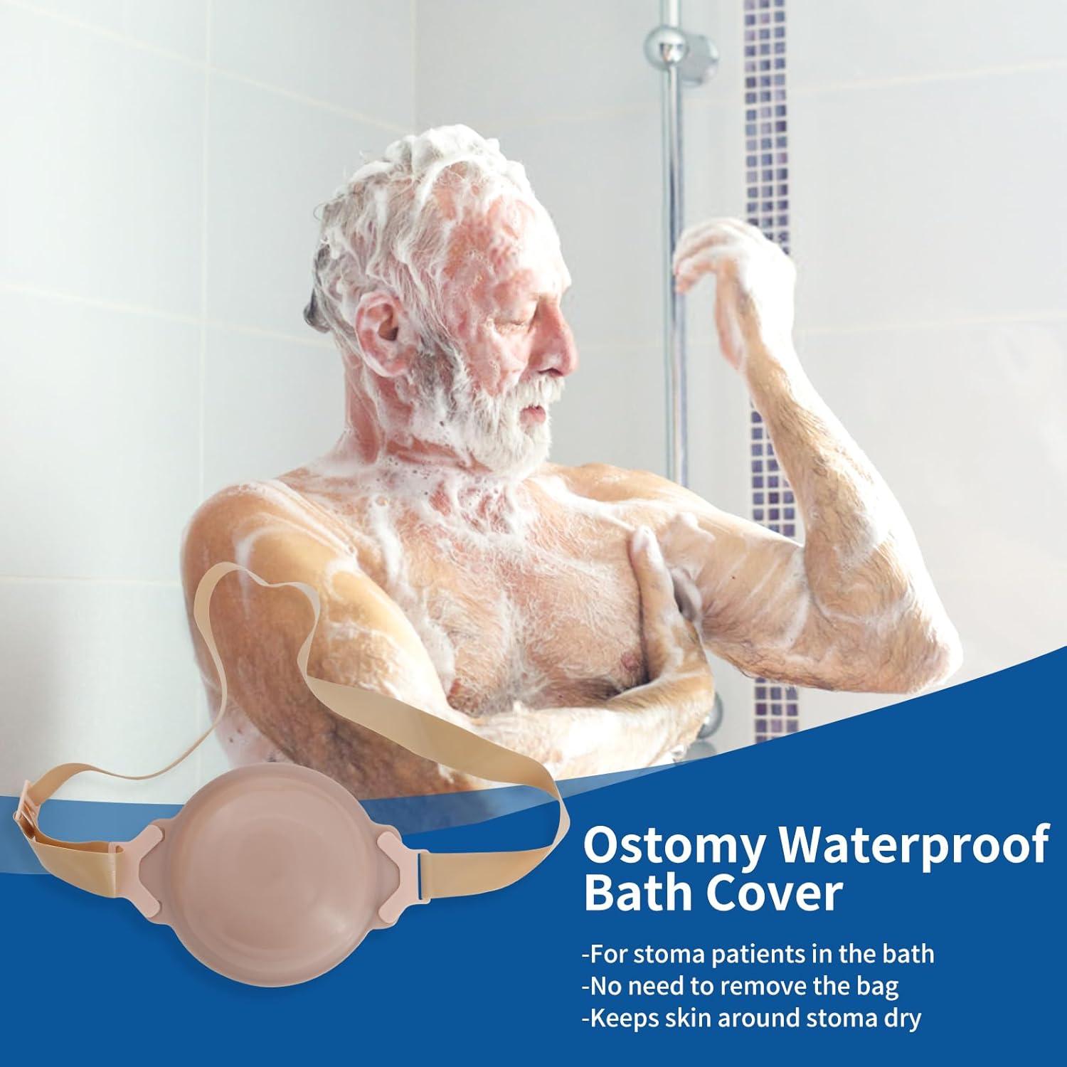 Ostomy Shower Cover Waterproof | Premium Ostomy Wound Protector & Bath ...