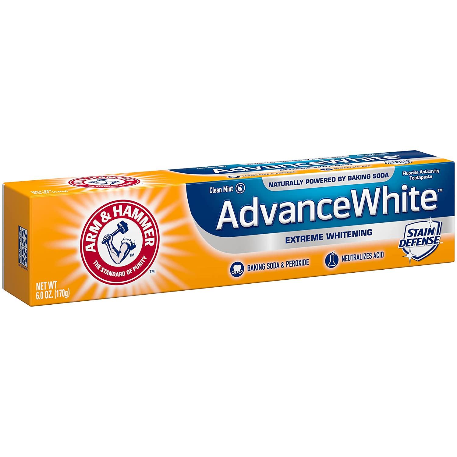 Arm & Hammer AdvanceWhite Extreme Whitening Toothpaste - Fresh Mint 6 ...