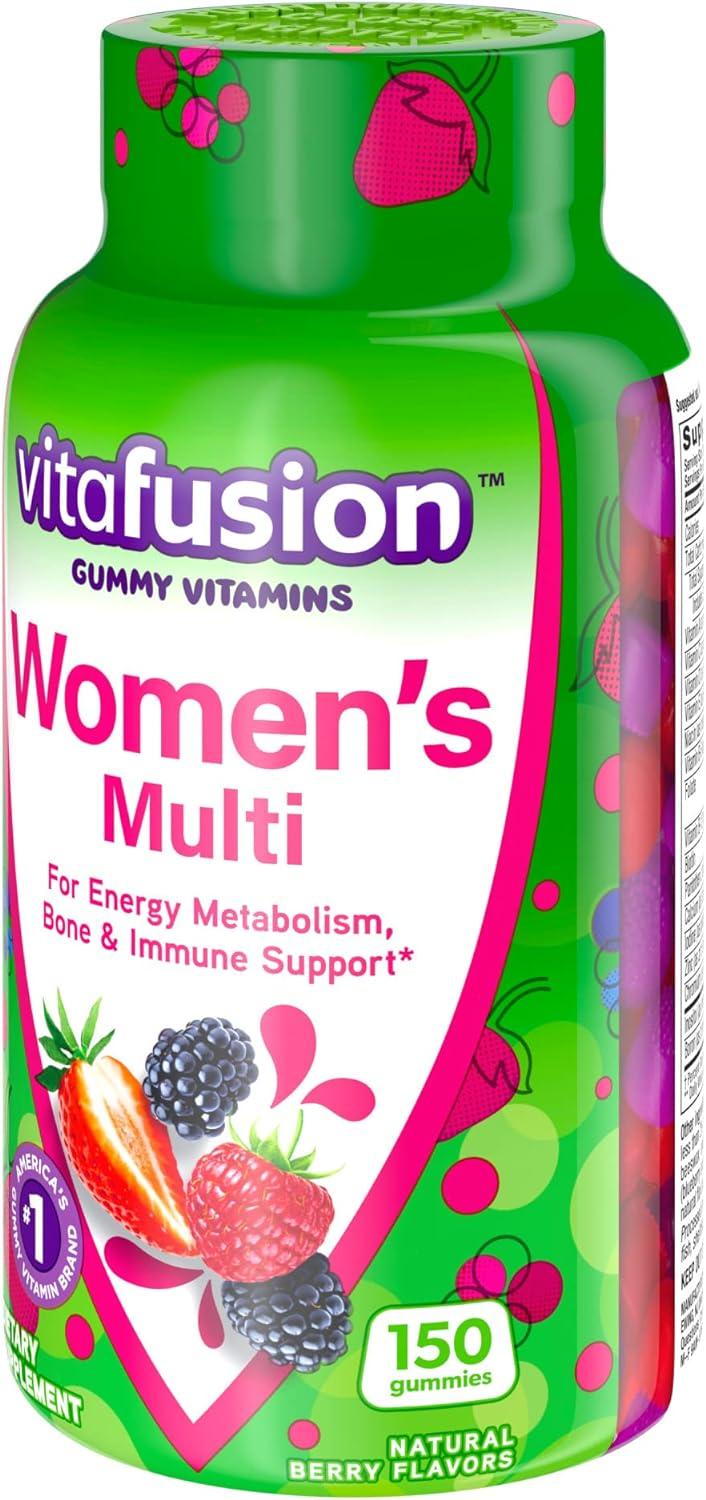 vitafusion Women s Daily Gummy Multivitamin: vitamin C & E Delicious ...
