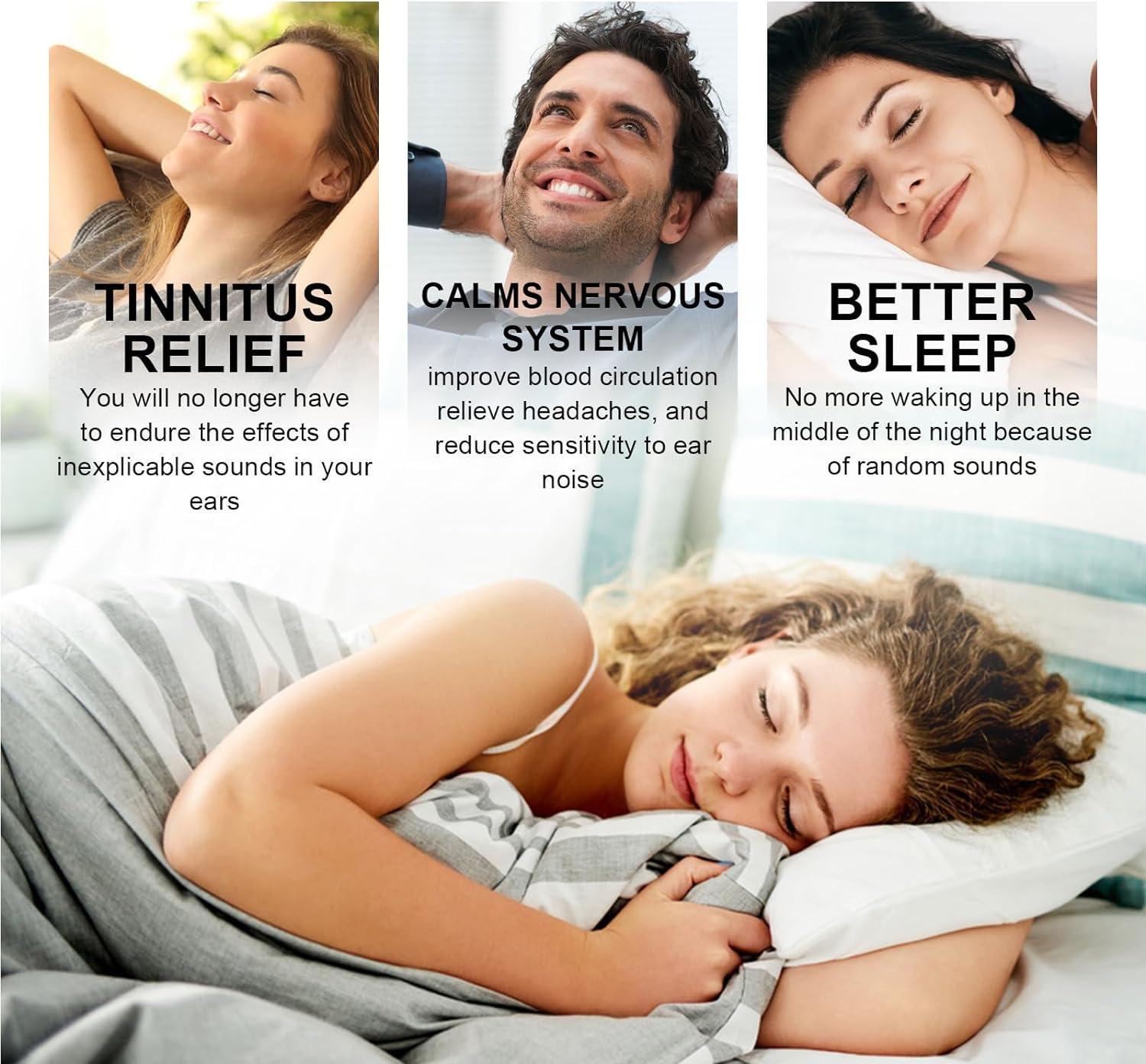 Tinnitus Relief Spray - Ear Ringing Relief Drops 60ml*2PC - 100 Cotton ...