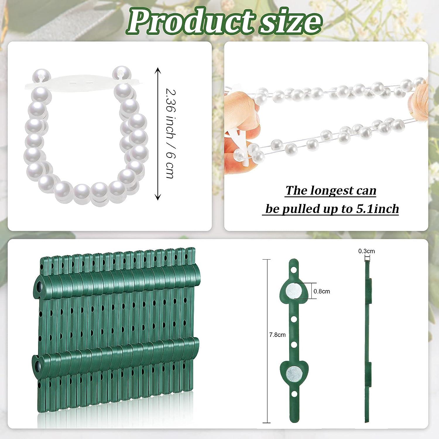 Floral Boutonniere Magnets & Elastic Pearl Wristlets - Wedding & Prom ...