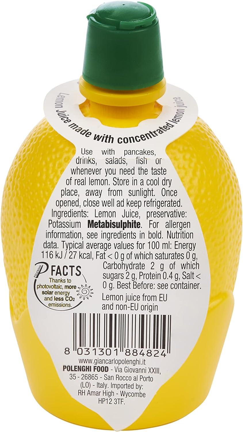 Polenghi Lazy Lemon Lemon Juice 15 x 200ml
