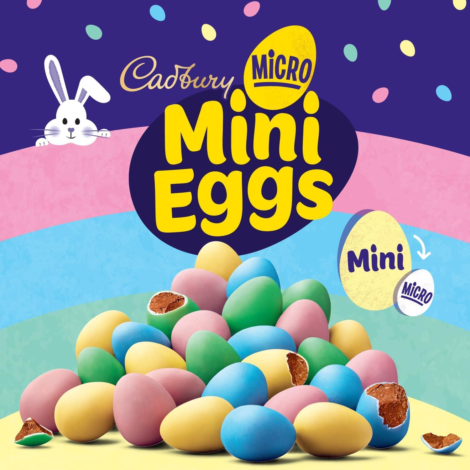 Cadbury Micro Mini Eggs Chocolatey Candy Eggs 90 g Micro Chocolate 90 g ...