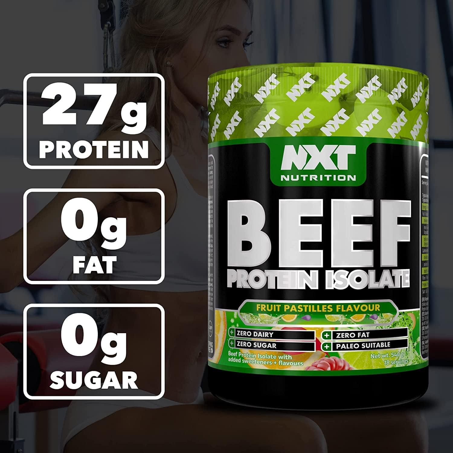 NXT Beef Protein Isolate 540g - Natural Amino Acids - Paleo Keto ...