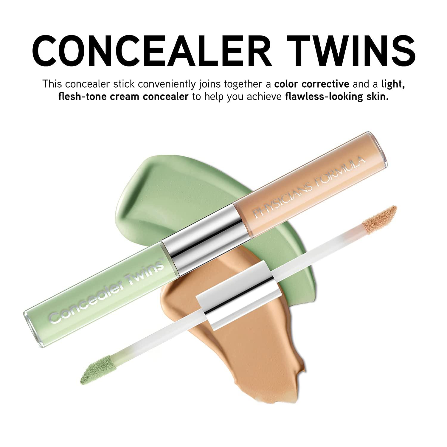 Physicians Formula Dual-Ended Concealer Stick Green/Light - Neutralizes ...