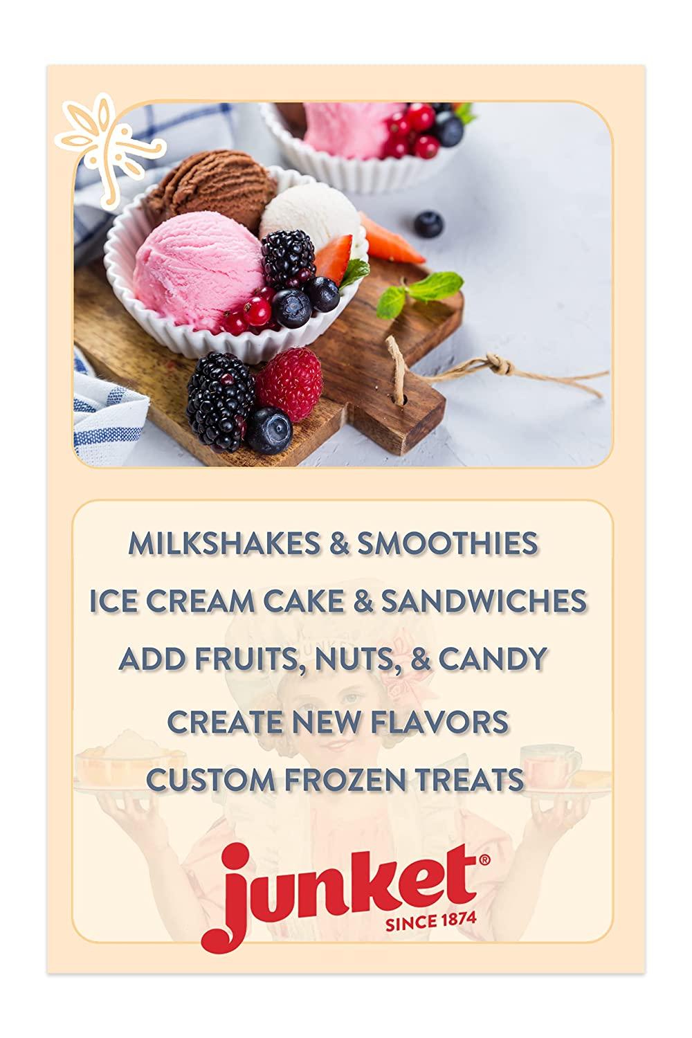 Junket Very Vanilla Ice Cream Mix - 4 oz (Pack of 6) | Buy Now with ...