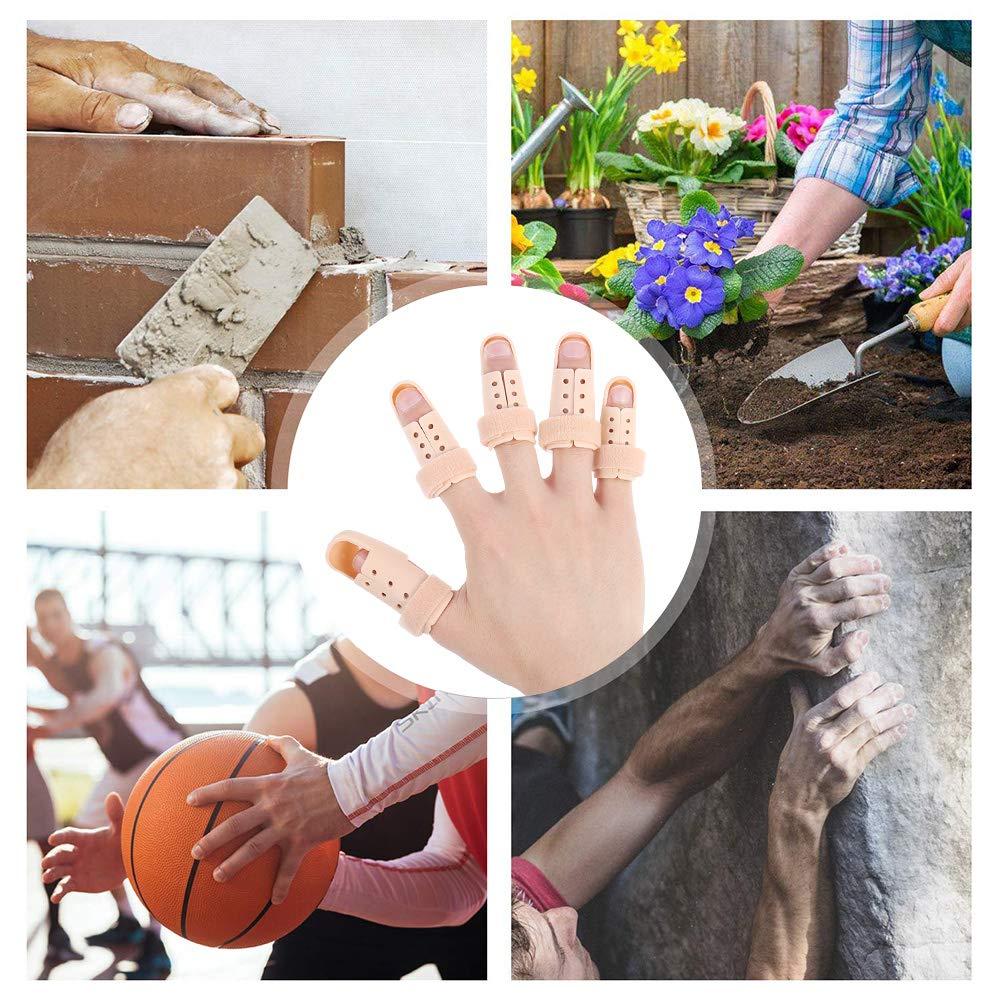 FRIUSATE Finger Splints Set - 10pcs Trigger Finger Extension Splint Kit ...