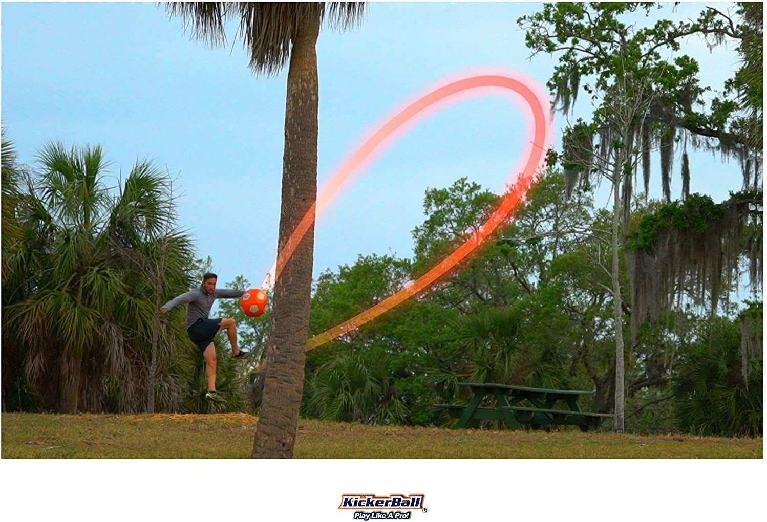 Kickerball - Curve and Swerve Soccer Ball/Football Toy for Pro-Level ...