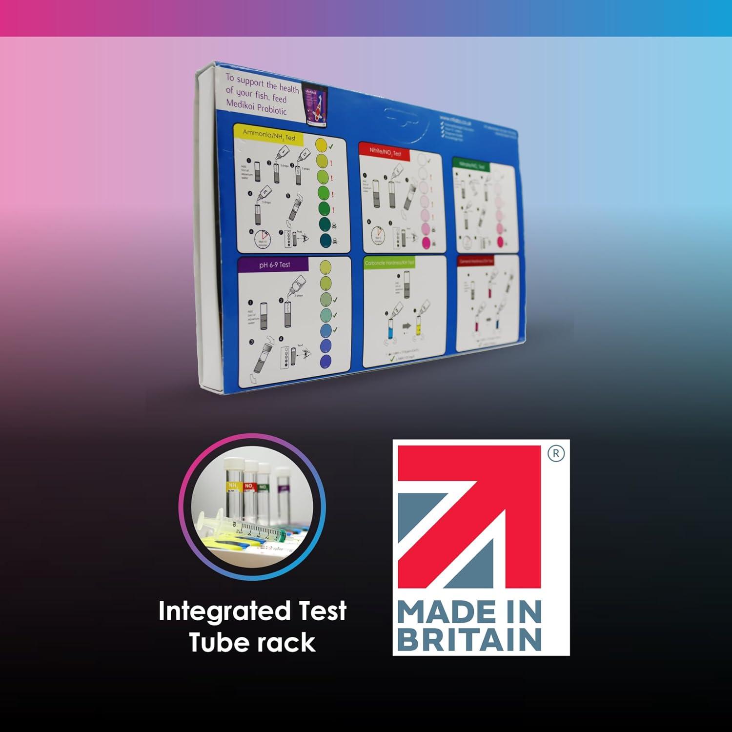 NT Labs Pond Lab Multi-Test Kit (6 Key Parameters - Ammonia Nitrite ...