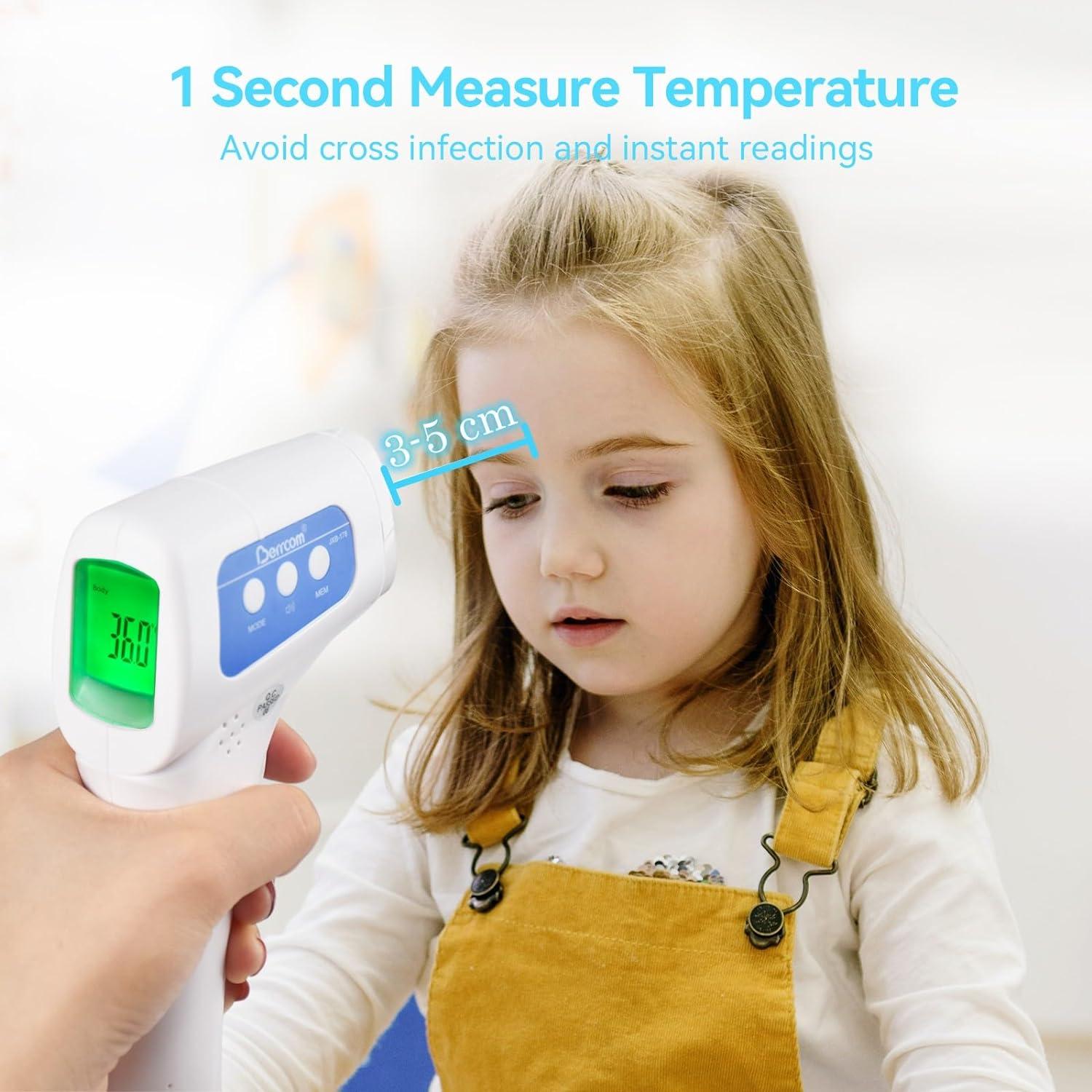 Berrcom Non Contact Infrared Forehead Thermometer - Instant Reading ...