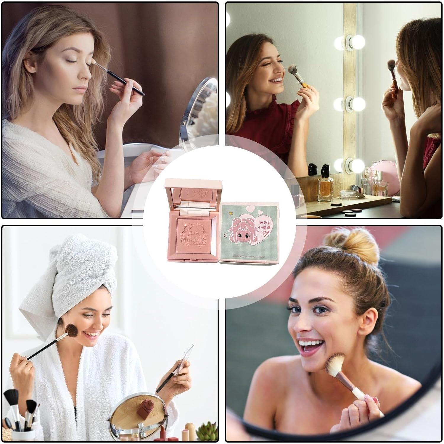 Blush Palette | 4-in-1 Cream Blush Palette for Cheeks | Cute Girl ...