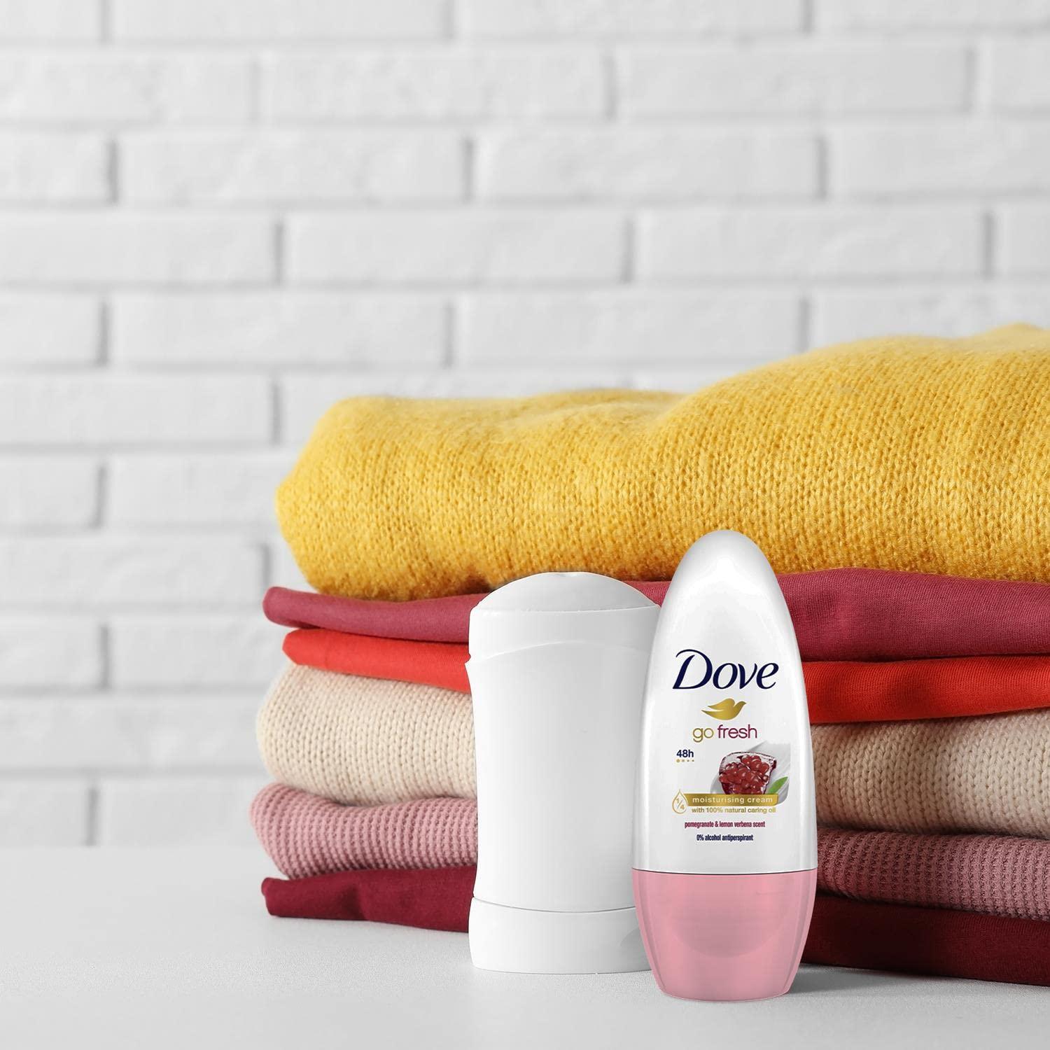 Dove Go Fresh Pomegranate Roll-On Anti-Perspirant Deodorant 50ml - Stay ...