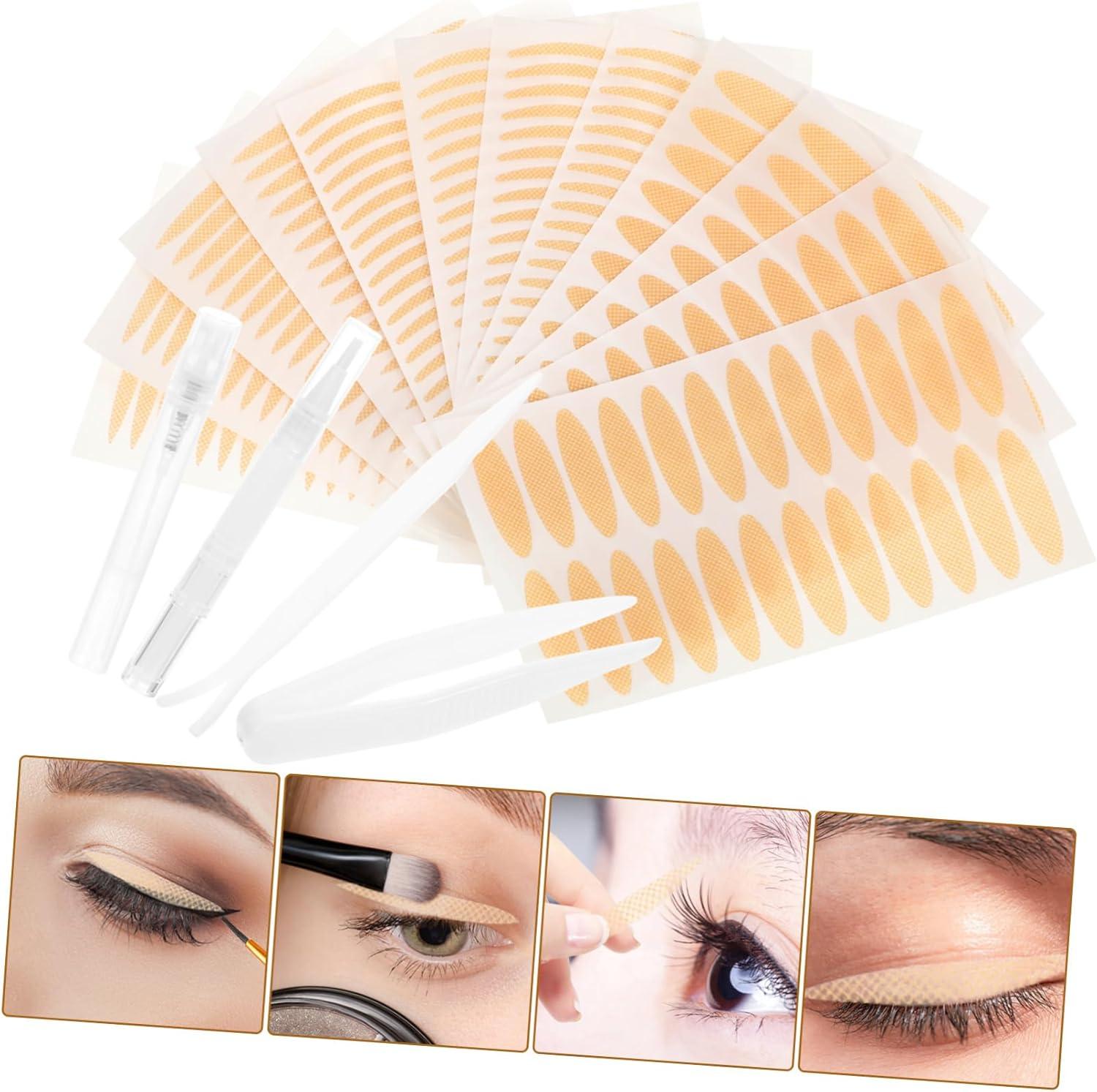 Ipetboom 5 Sets Double Eyelid Sticker Set Hooded Eyelid Lifter ...