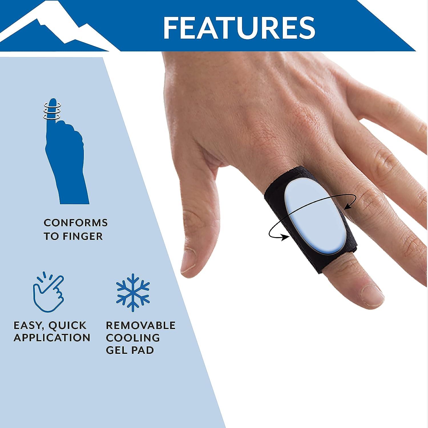 Polar Ice Finger Sleeve - Universal Size | Patented Design w/ Cooling ...