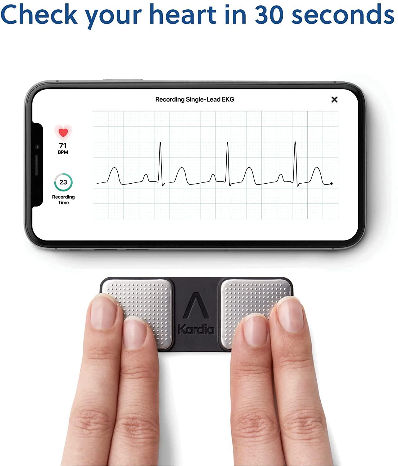 KardiaMobile Personal EKG Device - FDA-Cleared Heart Monitor for AFib ...