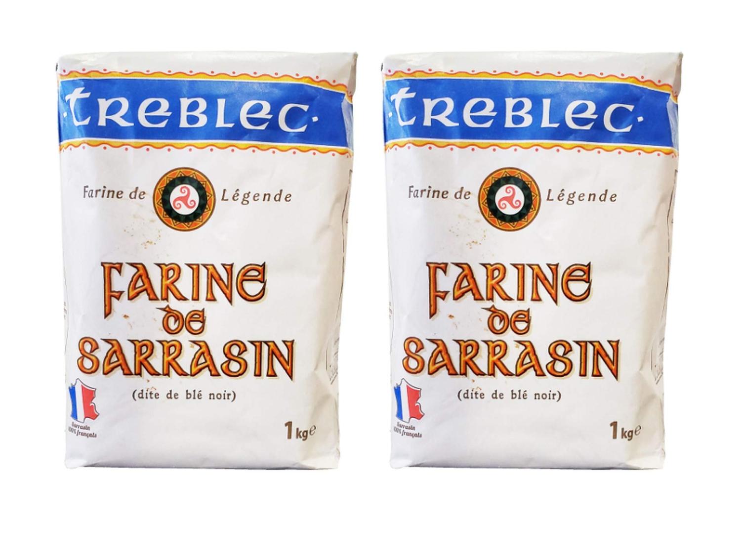 Treblec Farine de Sarrasin French Buckwheat Flour - 4.4lbs (2 Pack) | Buy Now with Express ...