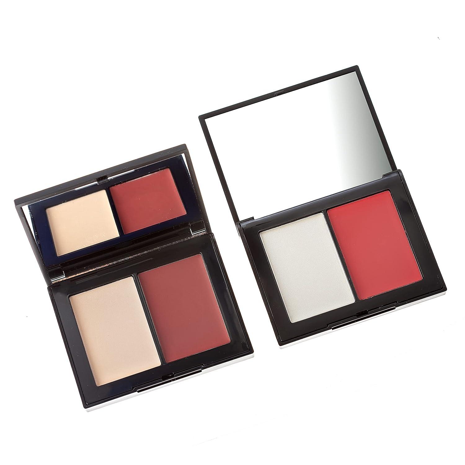 Belle Beauty Blush & Bashful Cream Blush and Highlighter Duo - Blossom ...