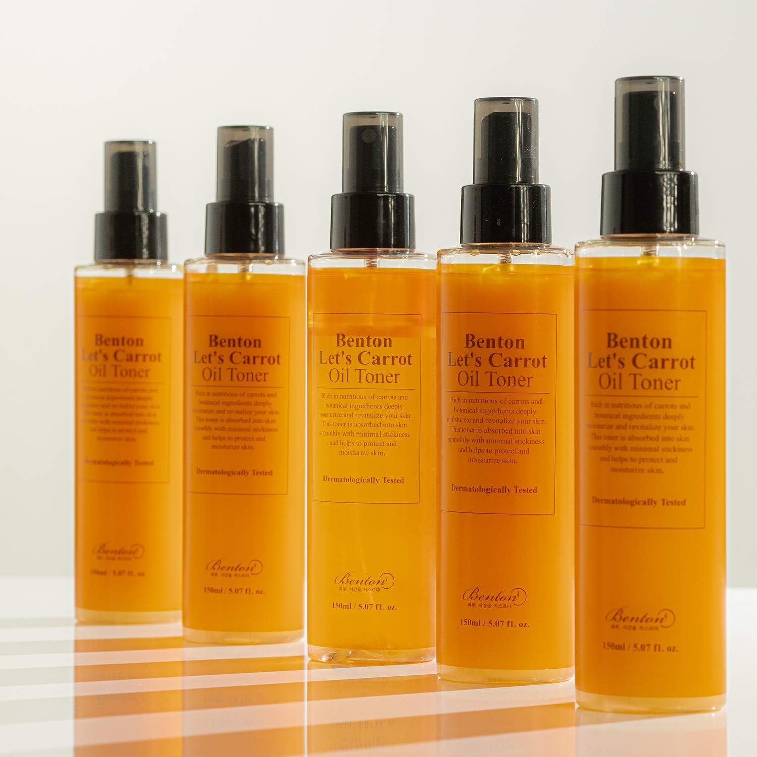 Benton Let's Carrot Oil Toner 150ml - Nourishing Toner with Carrot ...
