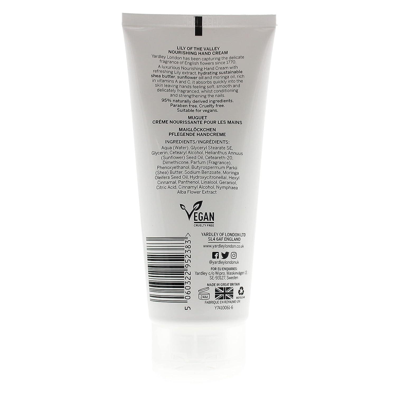 Yardley London Lily of the Valley Hand Cream 100ml - Nourishing Formula ...