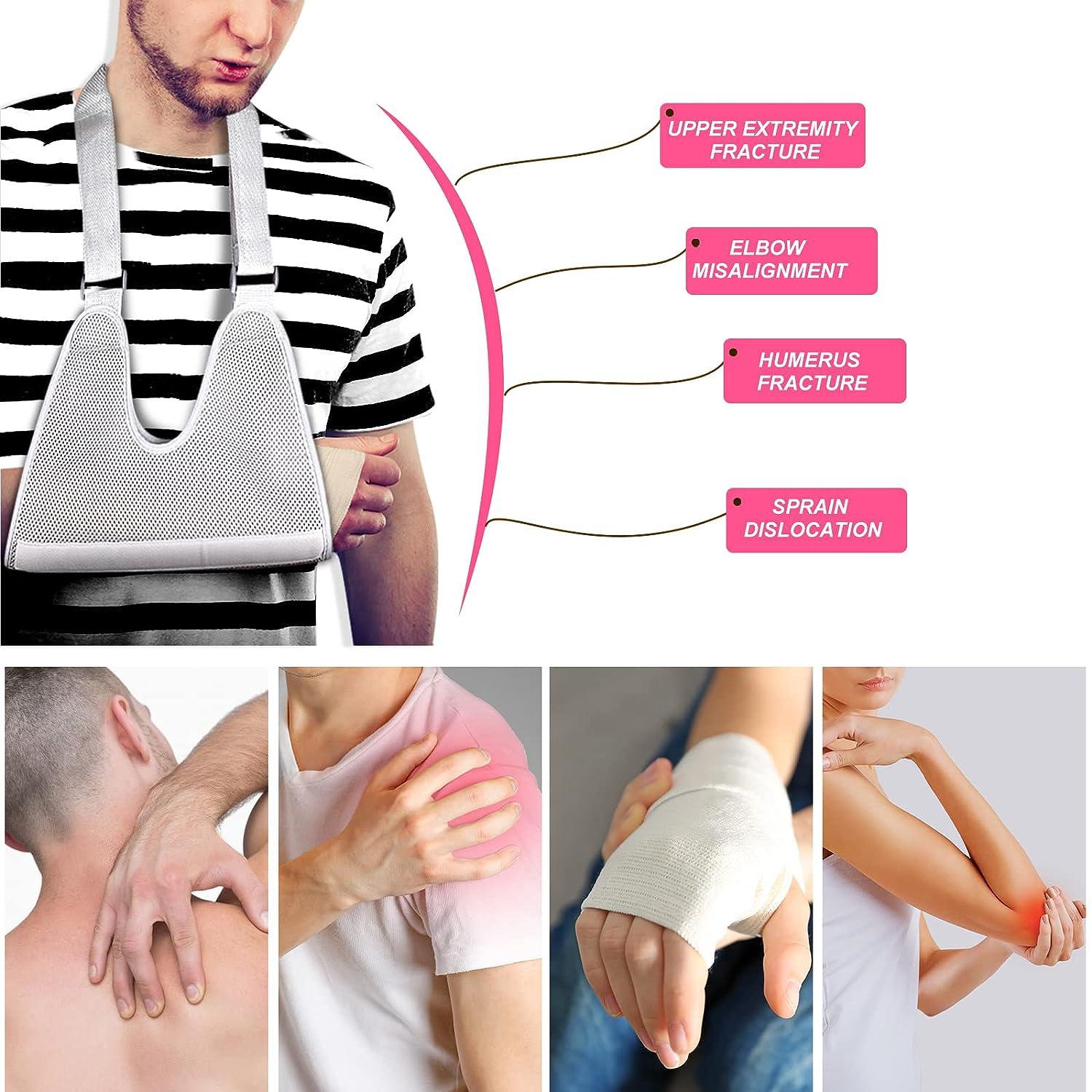 Reversible Medical Arm Sling Support for Men & Women - Shoulder, Elbow ...