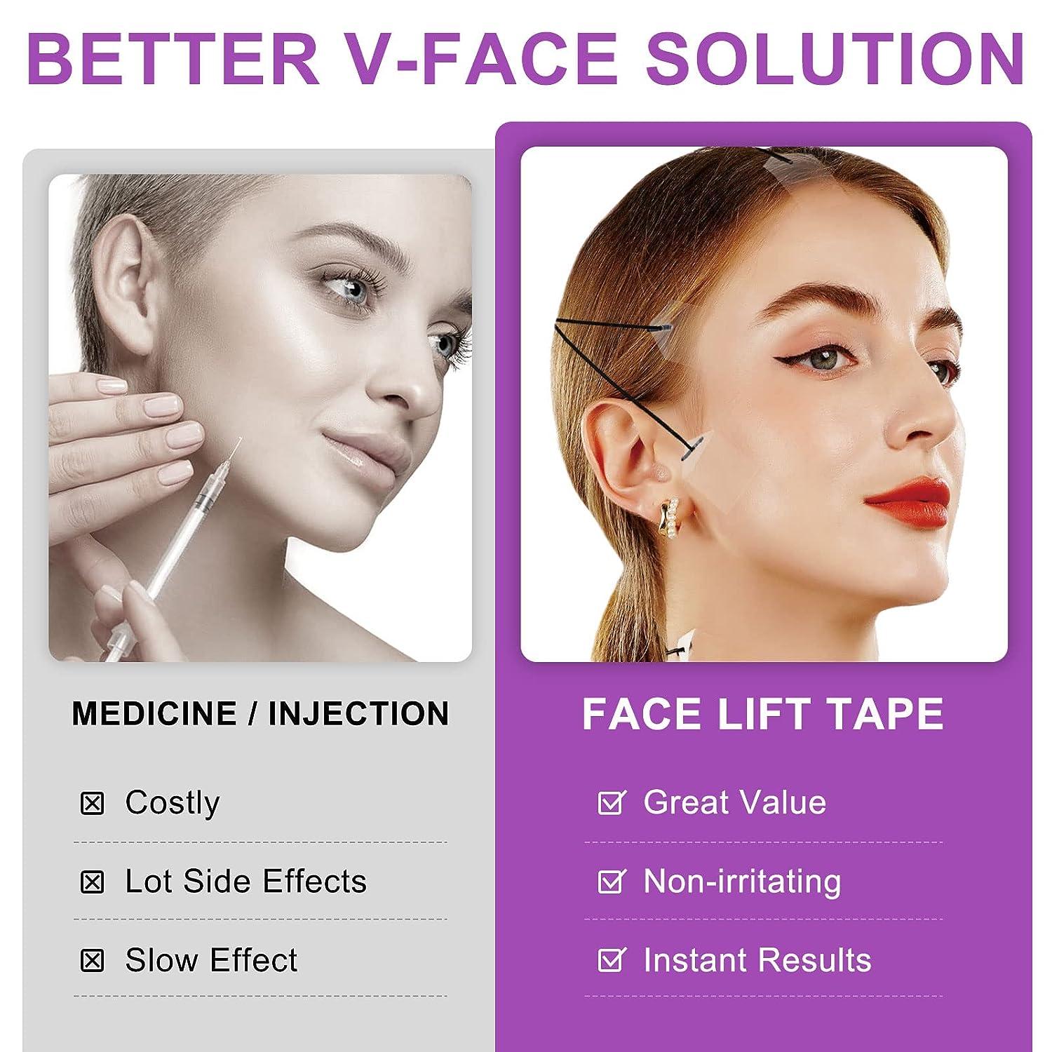 Invisible Face Lift Tape | Ultra-thin Instant Lifting for Wrinkles and ...