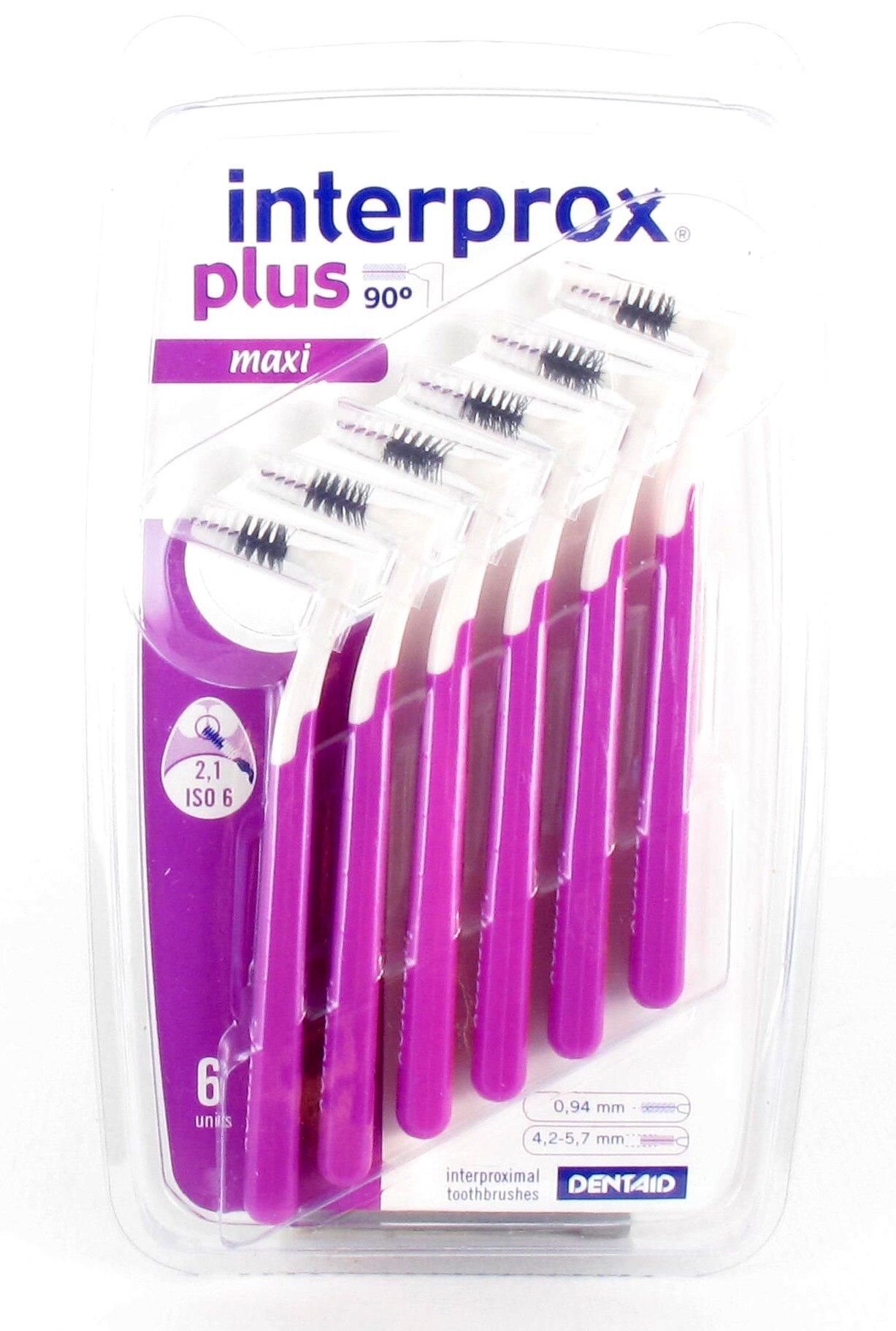 Interprox Plus Maxi Red Interdental Brush 6 pcs - Best International ...