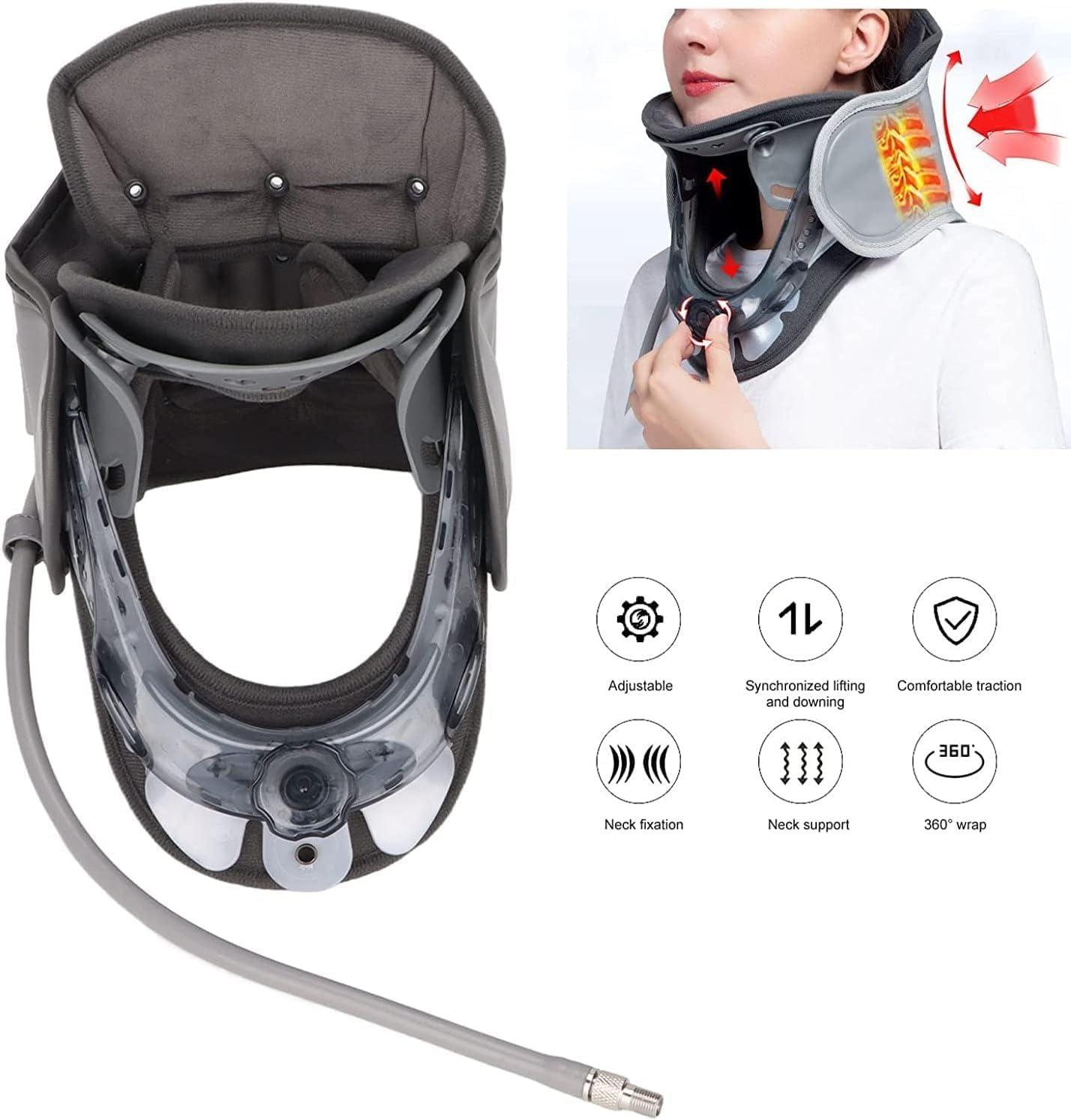 Buy SSDDLZEQ Inflatable Cervical Spine Traction Device - Adjustable ...