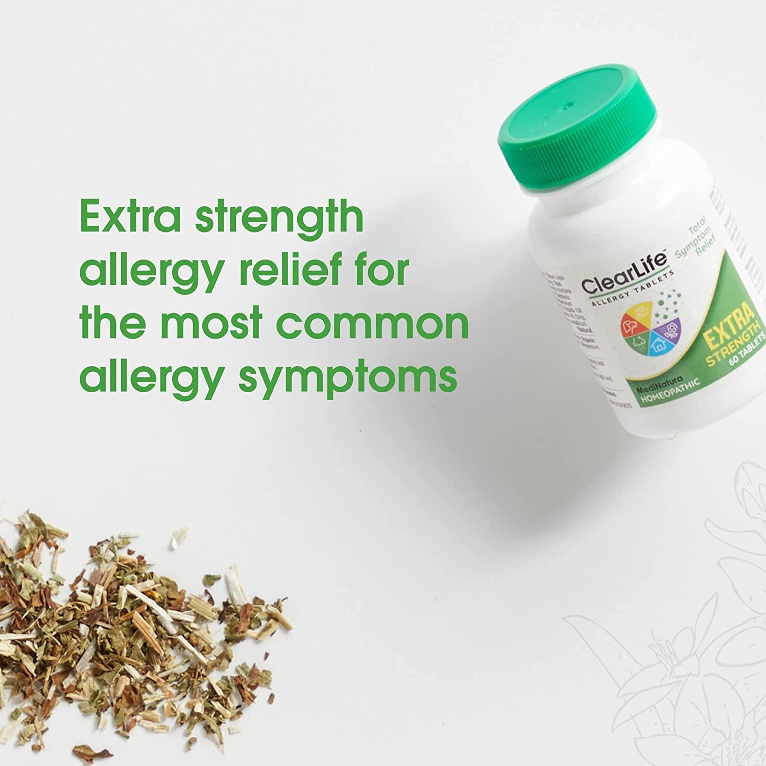 GoSupps.com - MediNatura ClearLife Allergy Tablets Extra Strength 60 ...
