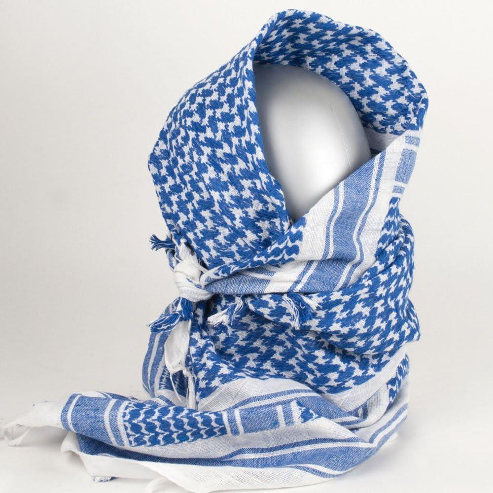 Valken Shemagh Scarf - Blue/White Large: Tactical and Stylish Accessory ...