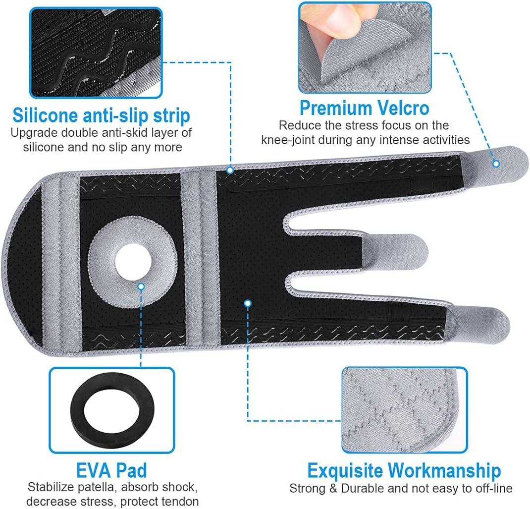 AVIDDA Open-Patella Knee Support Brace for Joint Pain & Sports Injury ...