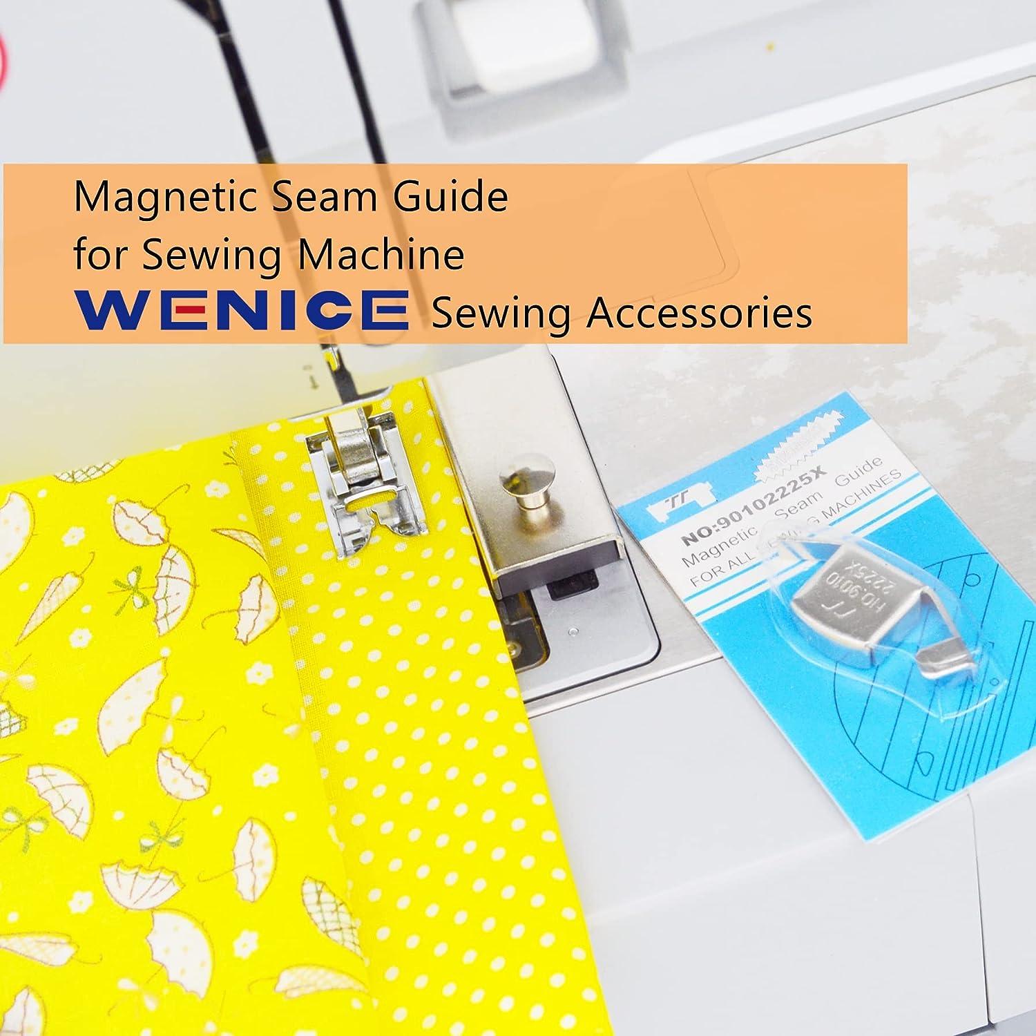 Magnetic Seam Guide for Sewing Machine - WENICE 4 Pieces Accessories ...