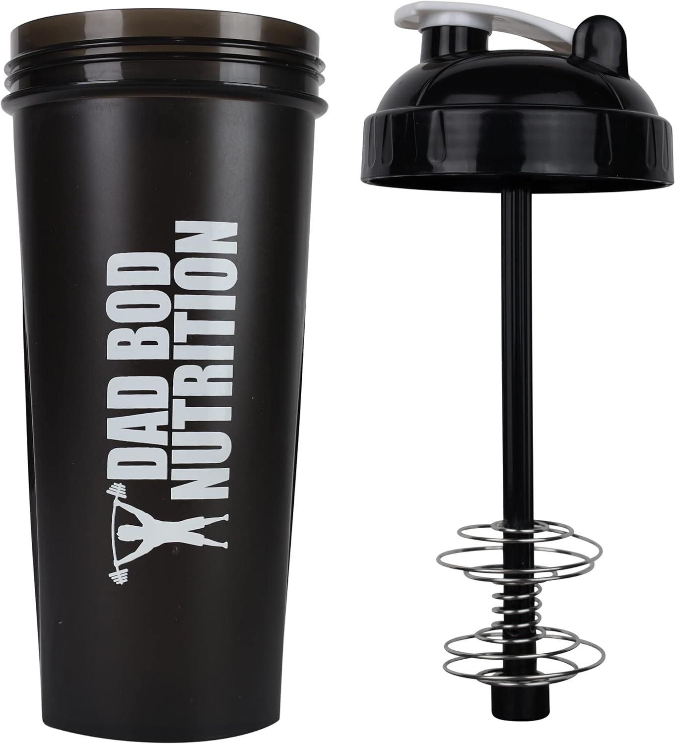 Dad Bod Nutrition 28oz Funny Protein Shaker Bottle with Black Lid | Buy ...