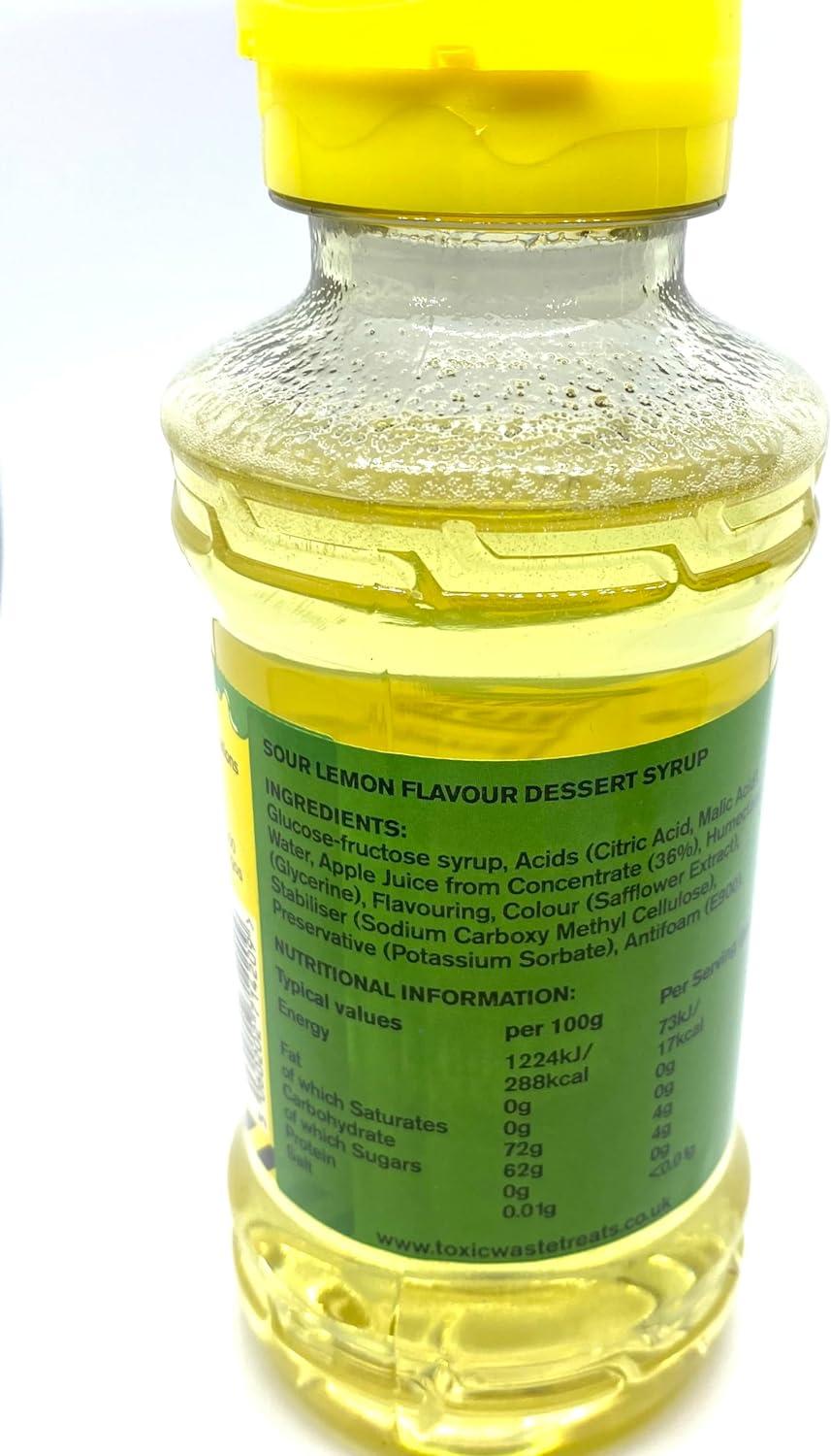 Toxic Waste Sour Apple & Sour Lemon Flavoured Dessert Syrup 2 Pack 325g ...