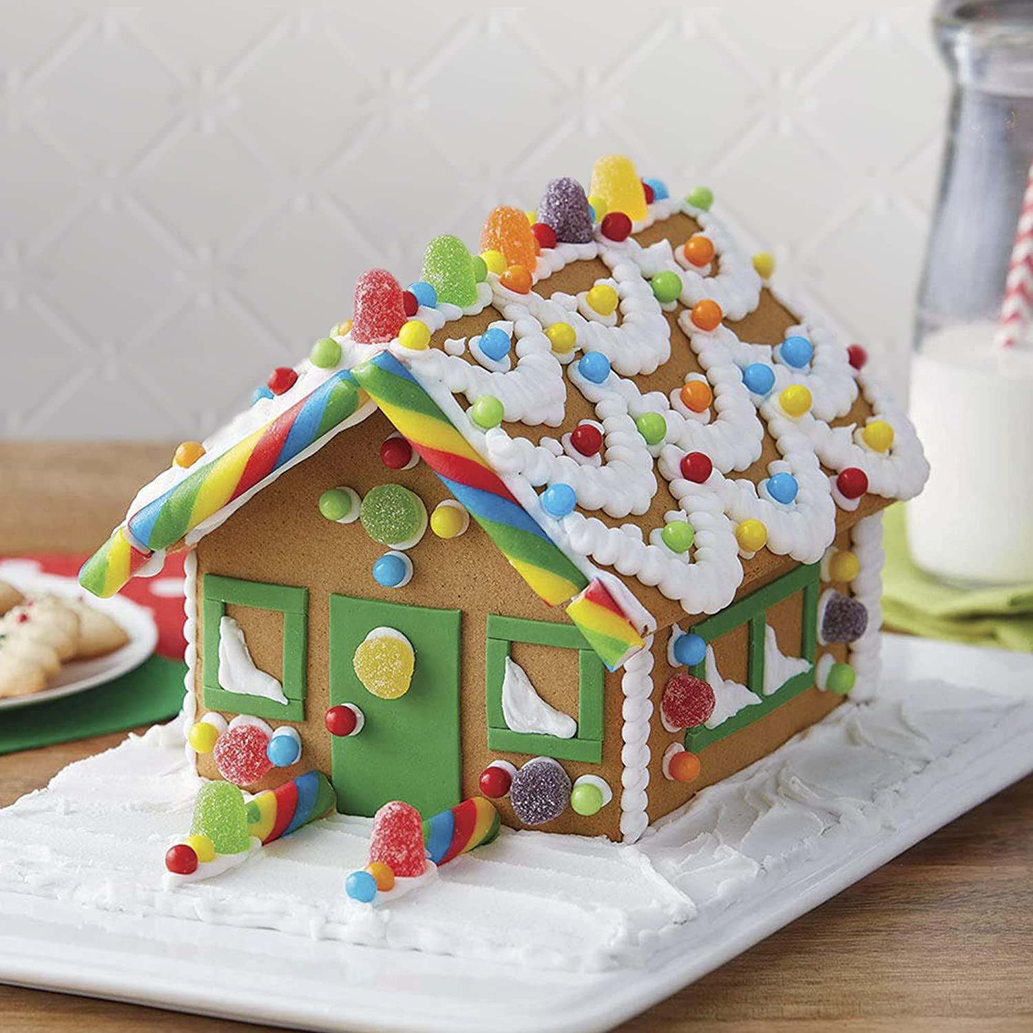 DIY Gingerbread House Kit with Candies, Icing, and Holiday Stickers ...