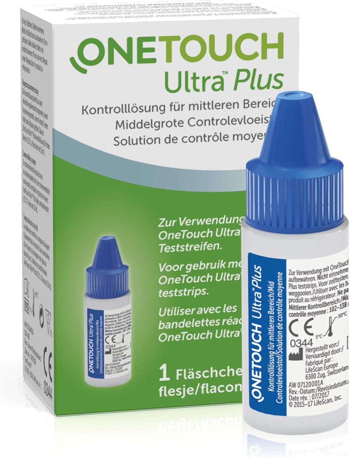 Onetouch Ultra Plus Control Solution - Accurate Diabetes Testing ...