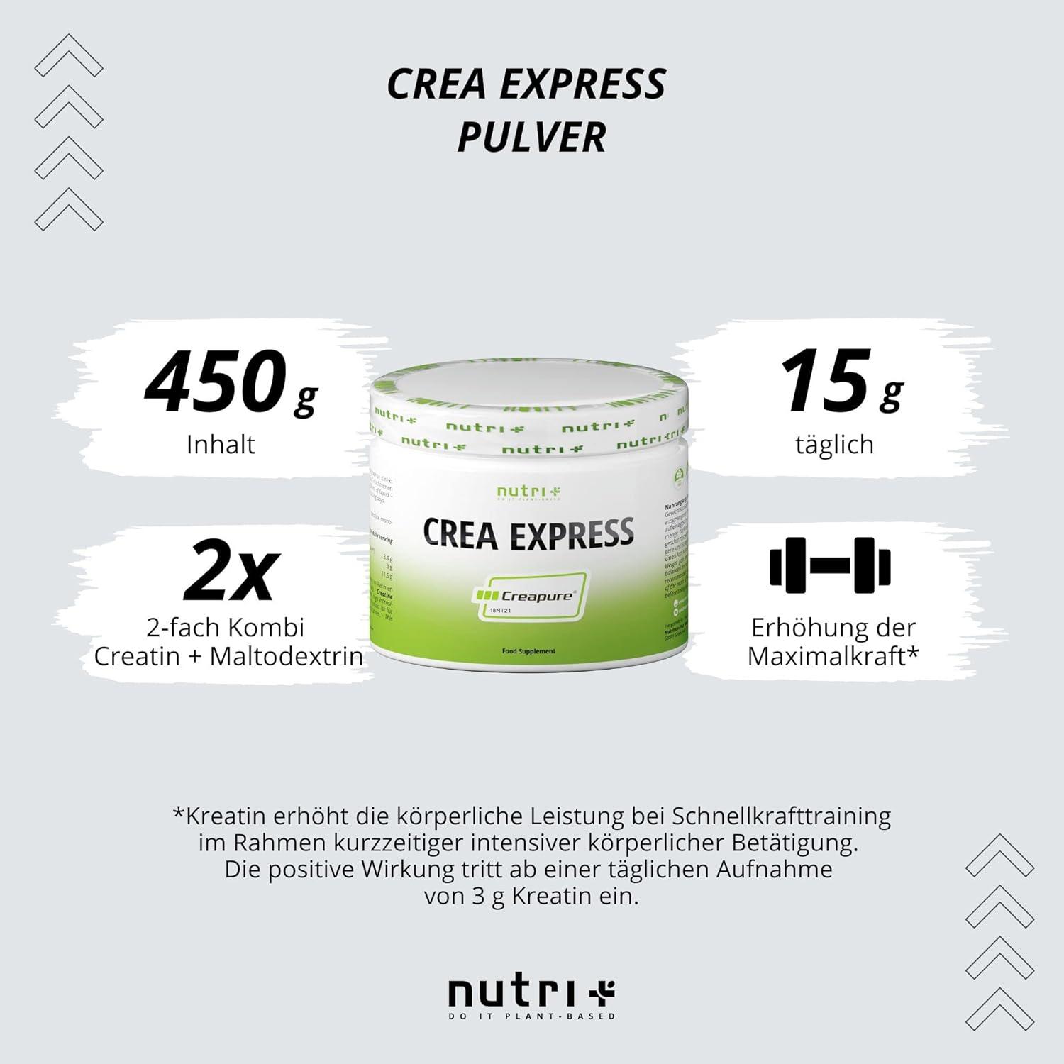 Creatin Matrix Powder - Creapure with Carbohydrates for Quick ...