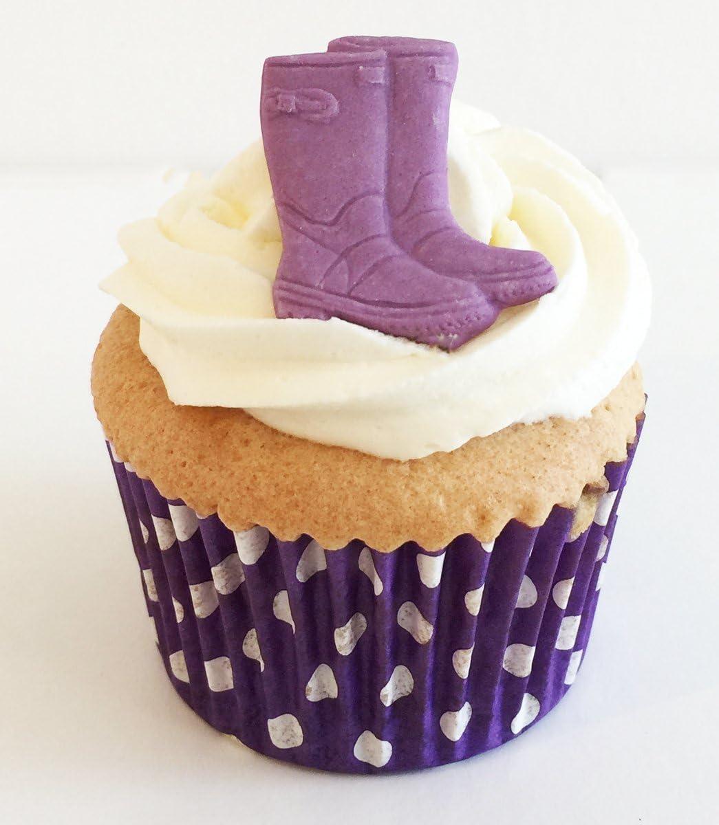 6 Fun & Vibrant Edible Sugar Wellies: Mixed Colours | Buy Now with ...