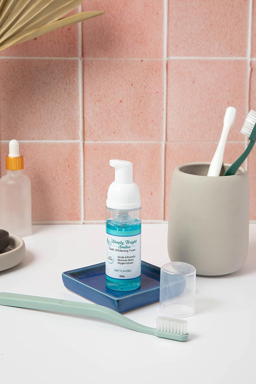 Simply Bright Teeth Whitening Foam - Clean, Whiten & Refresh On-The-Go ...