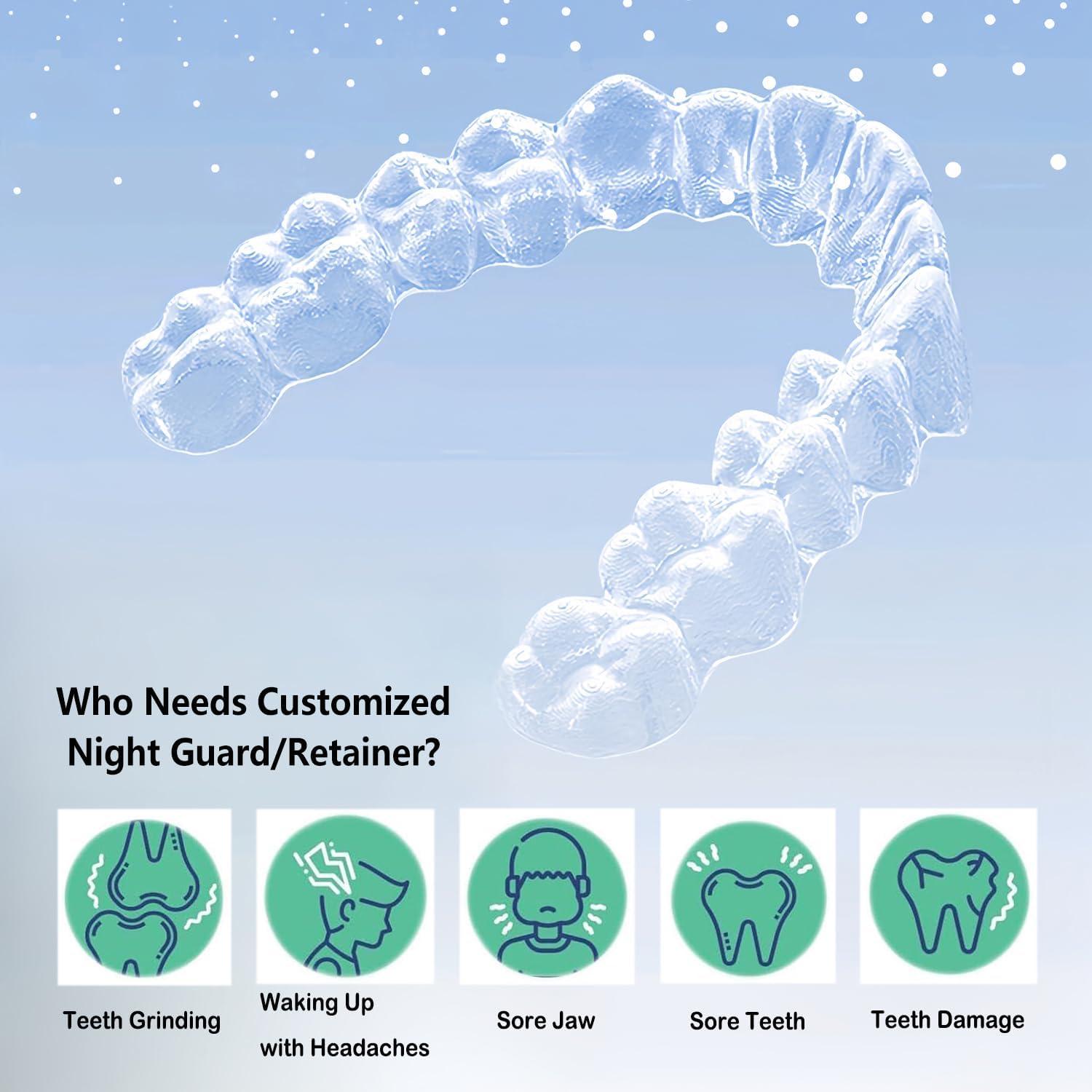 Custom Night Guard for Teeth Grinding | Dental Retainer for TMJ Relief ...