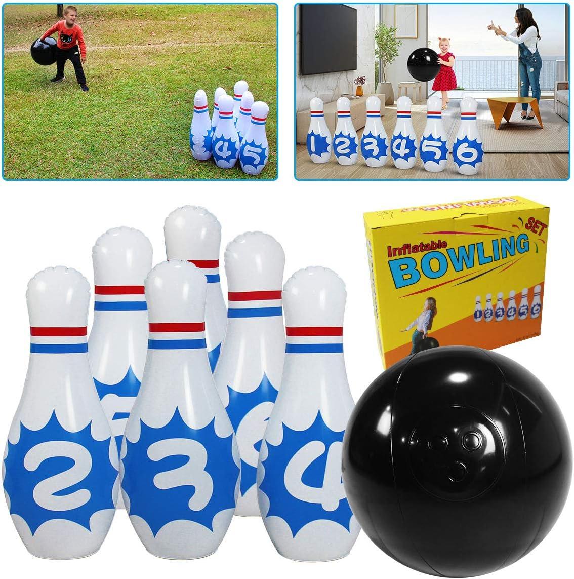 Giant Inflatable Bowling Game Set - Fun for Kids and Adults | Indoor ...