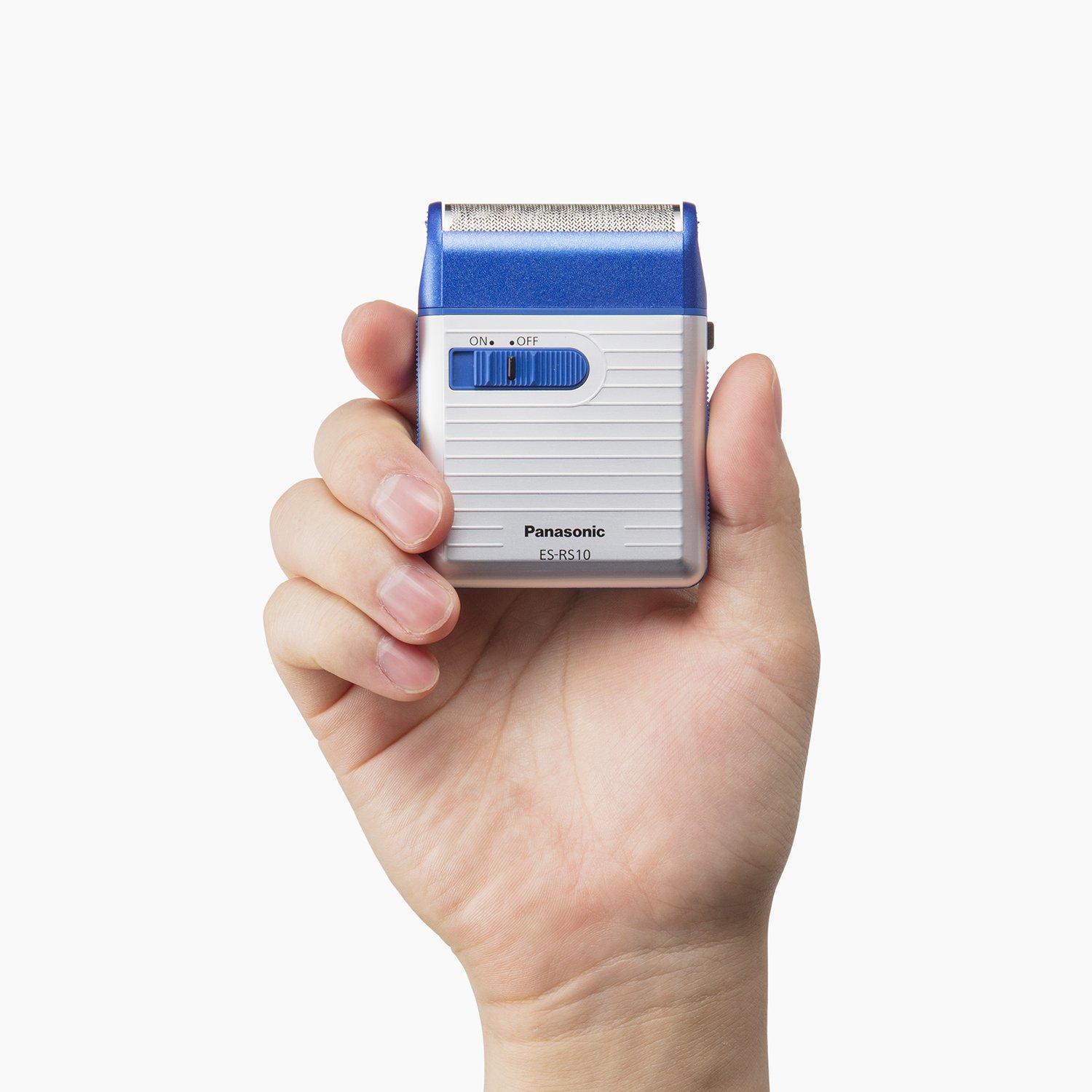 Panasonic Men's Travel Shaver ES-RS10-A Blue | Japan Model, DC3V (2 x ...