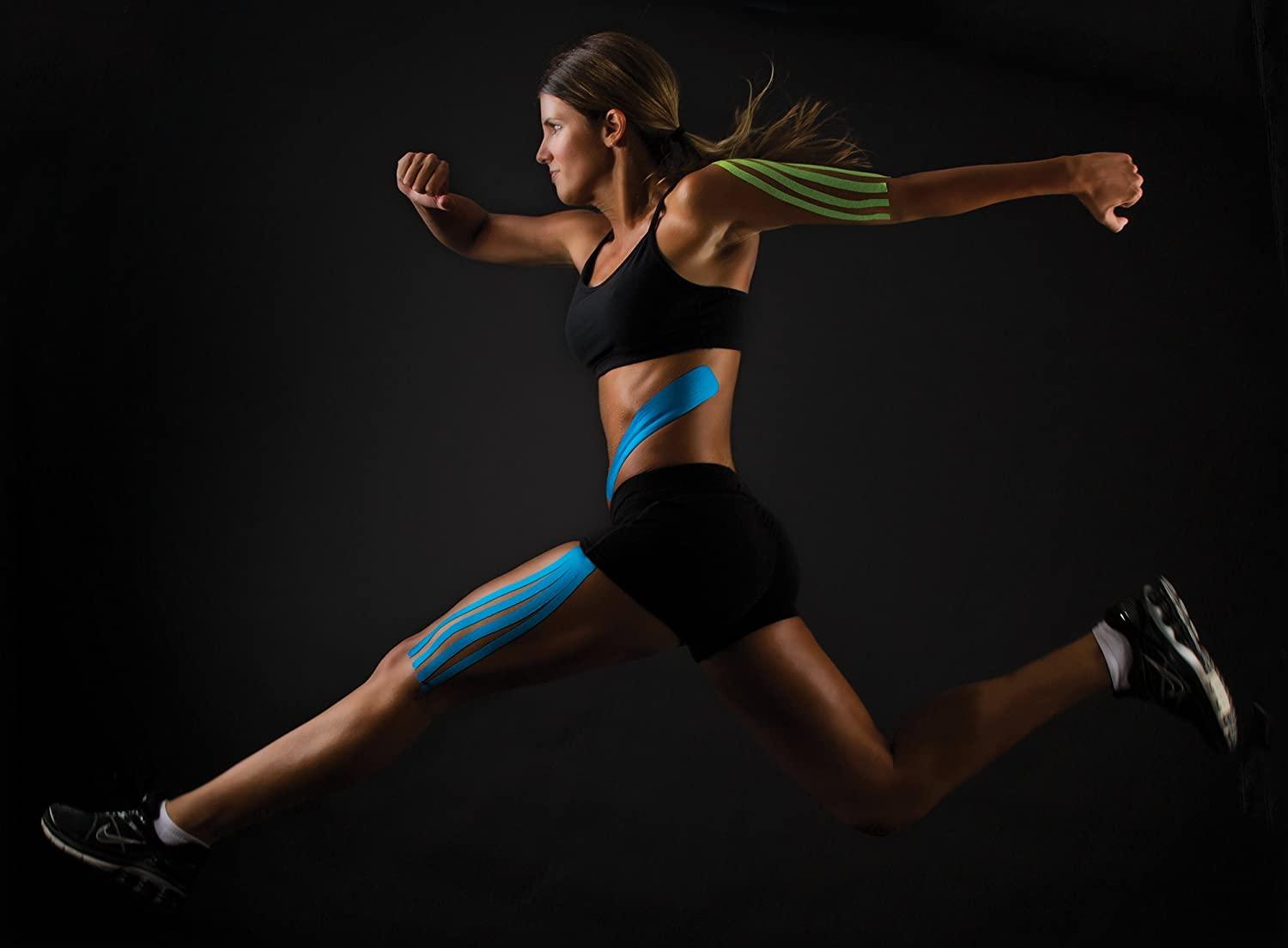 StrengthTape Kinesiology Tape - 5M Precut K Tape Roll - Premium ...